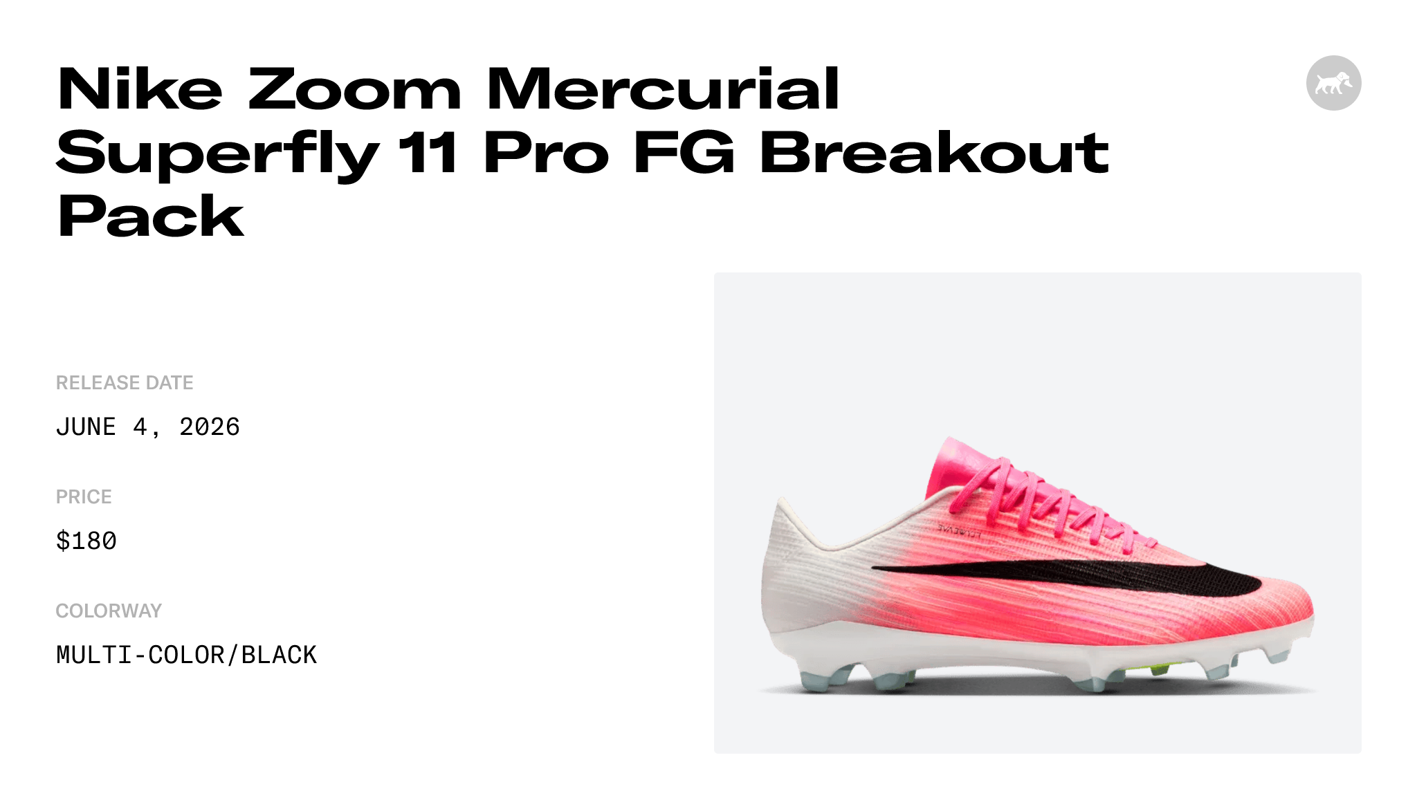 Nike Zoom Mercurial Superfly 11 Pro FG Breakout Pack - IO8224-900 ...