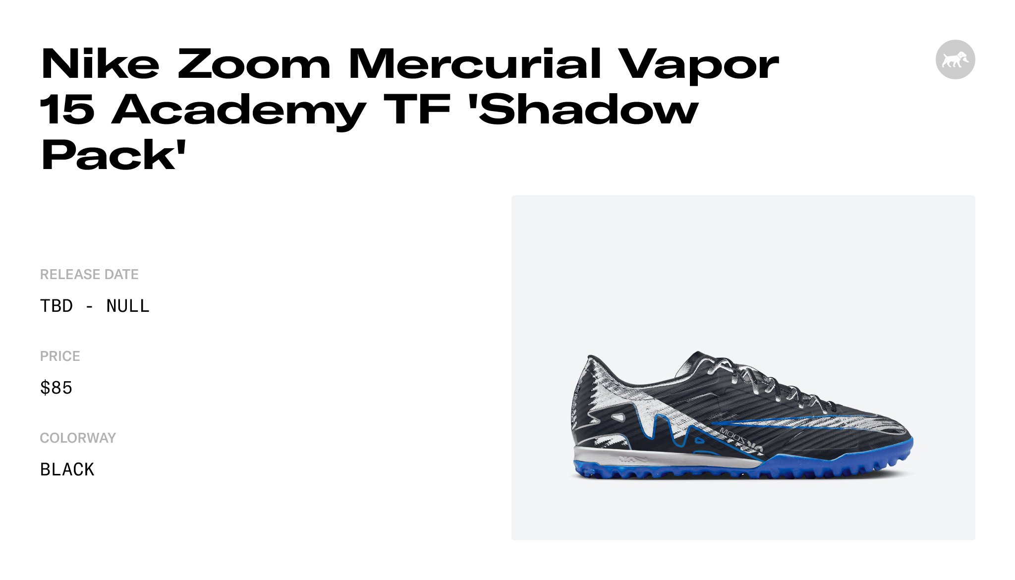 Nike Zoom Mercurial Vapor 15 Academy TF 'Shadow Pack' - DJ5635-040 ...