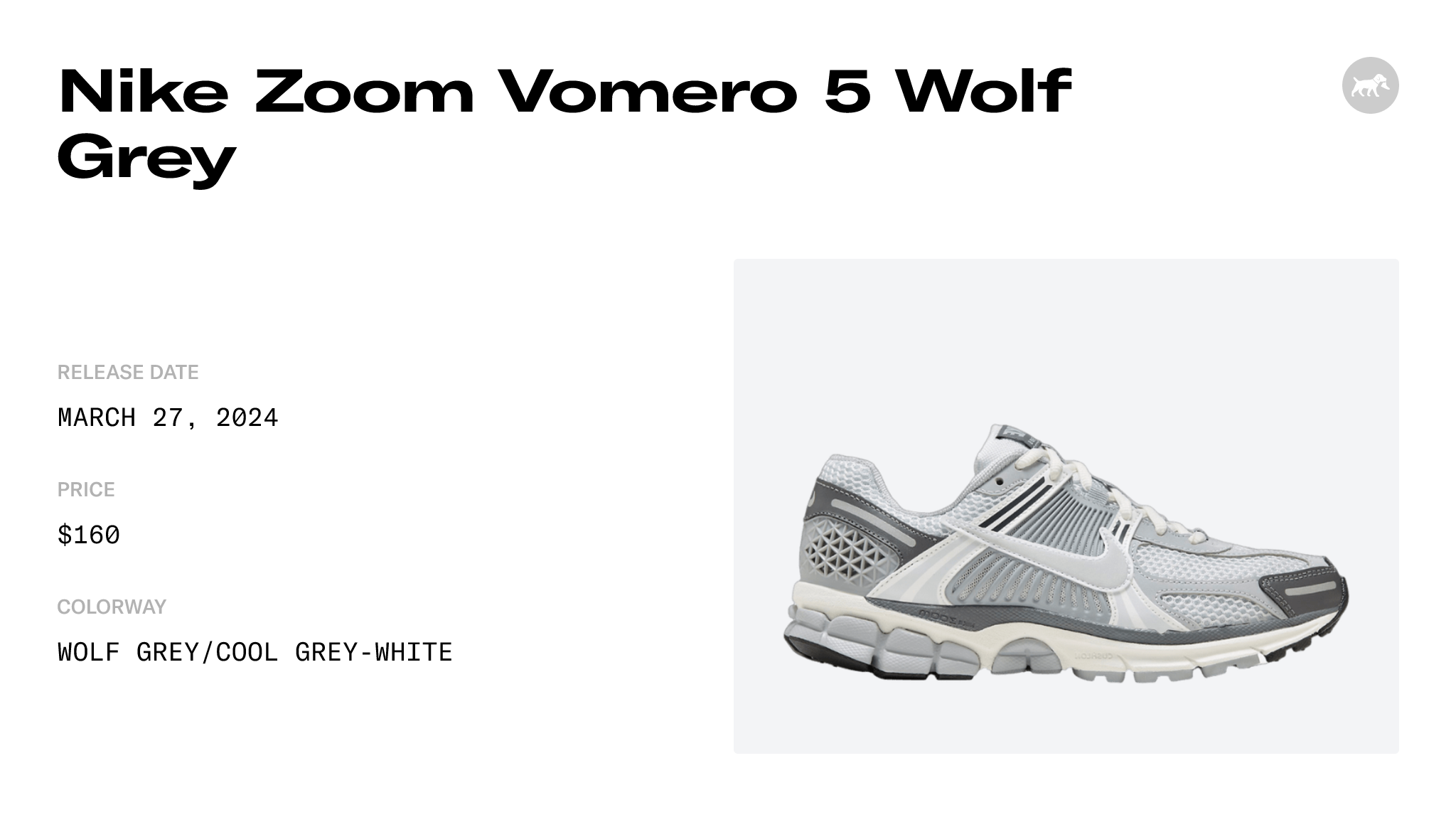 Nike Zoom Vomero 5 Wolf Grey - FD9919-001 Raffles & Where to Buy