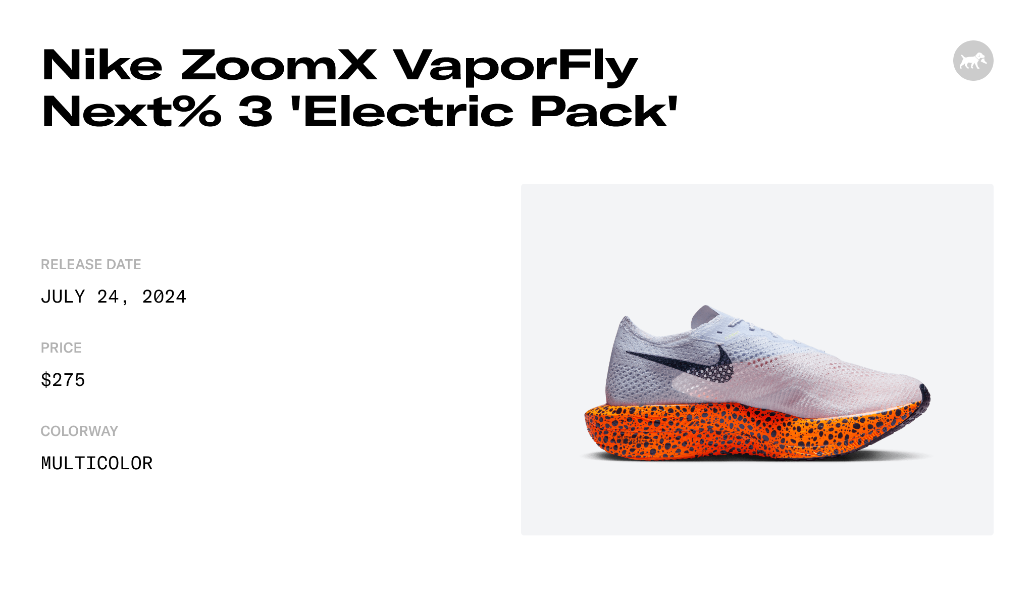 Nike ZoomX VaporFly Next% 3 'Electric Pack' - FV2305-900