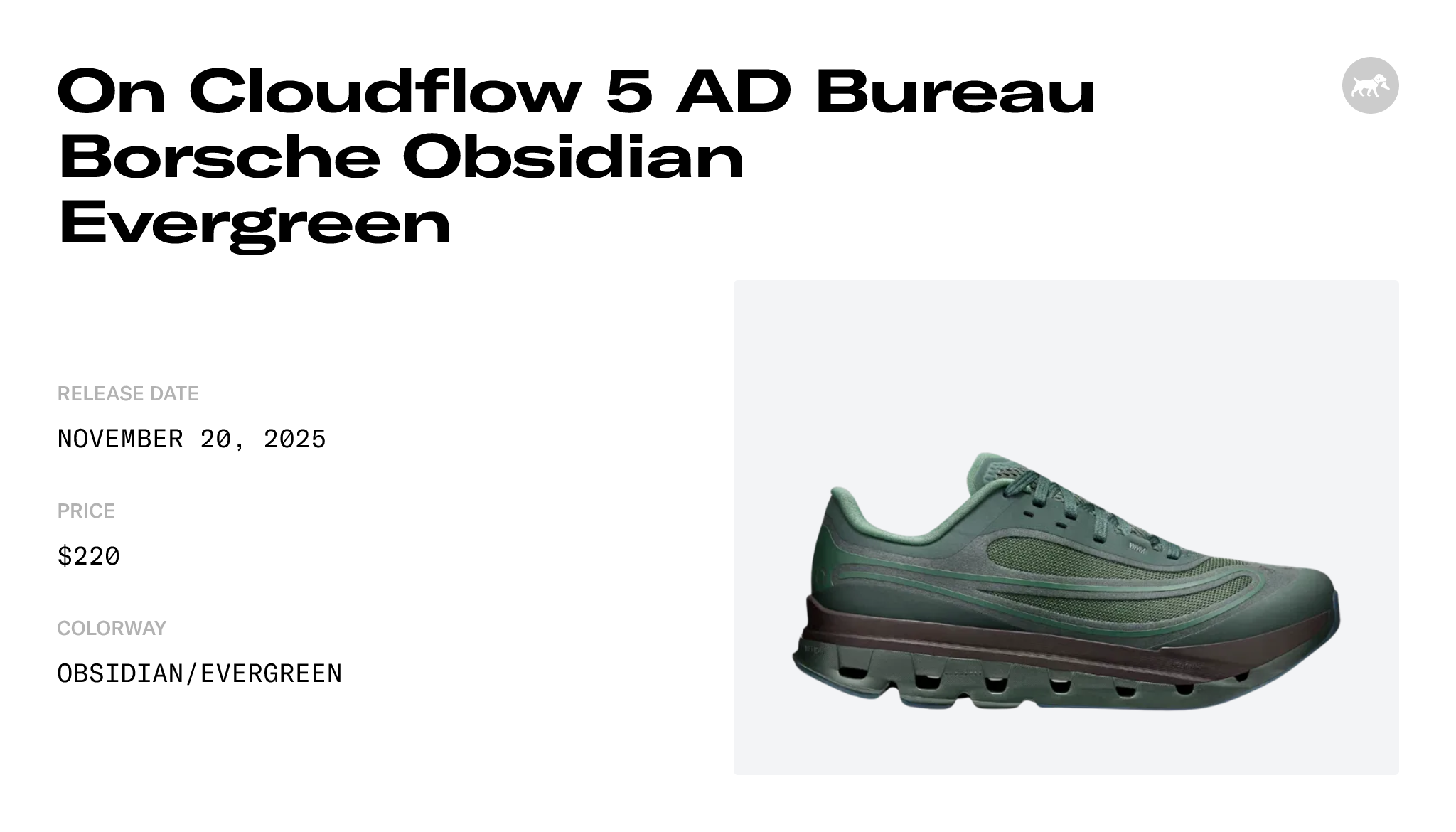 On Cloudflow 5 AD Bureau Borsche Obsidian Evergreen - 3MF30704388