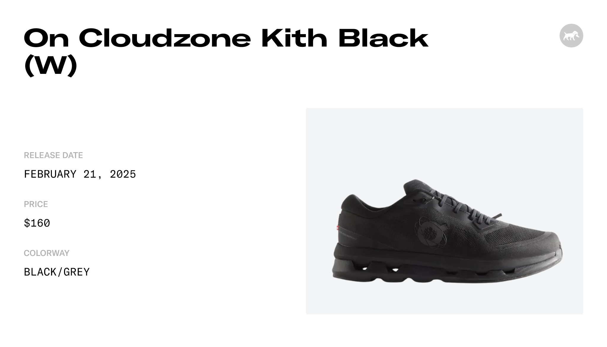 On Cloudzone Kith Black (W) - 3WF10850485 Raffles & Where to Buy