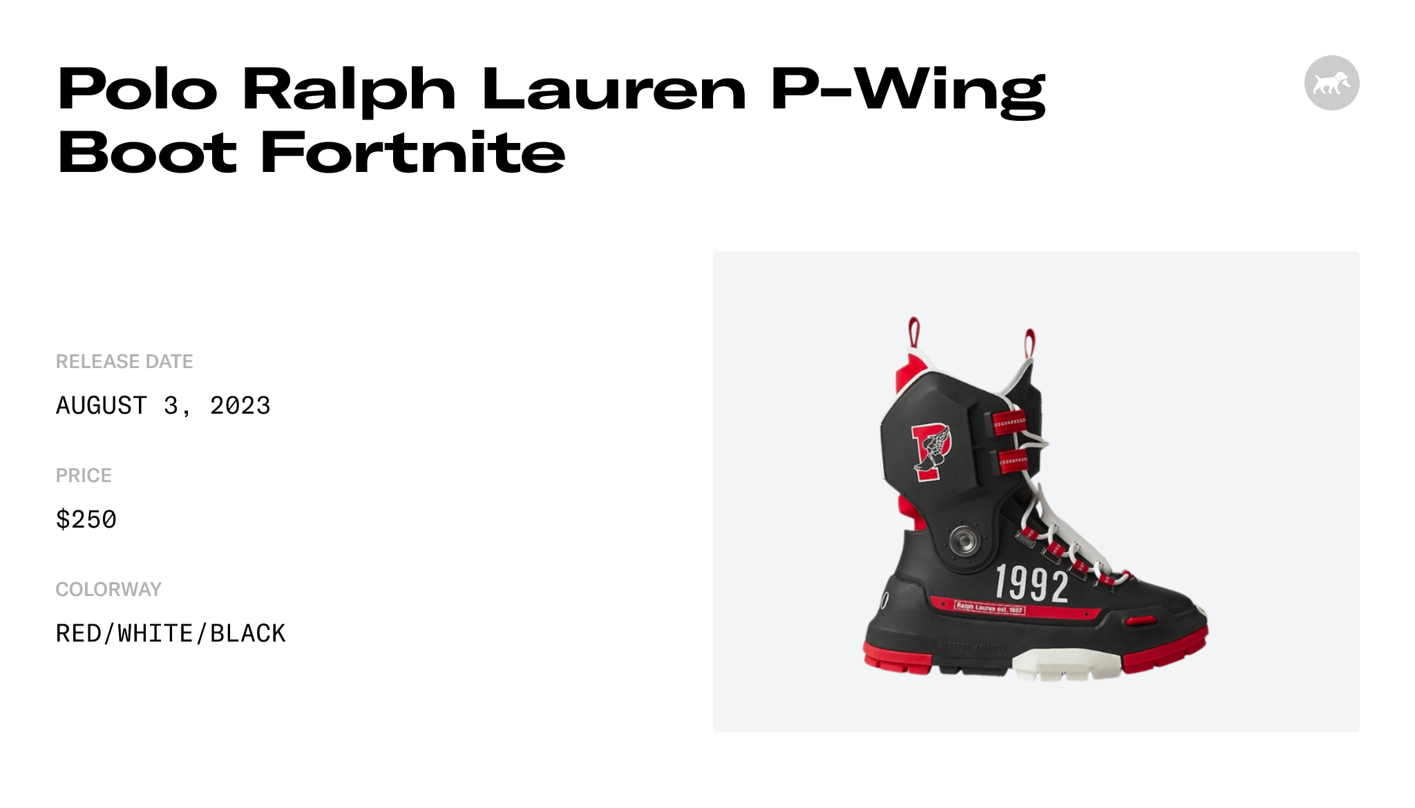Polo Ralph Lauren P-Wing Boot Fortnite - 651352 Raffles & Where to Buy