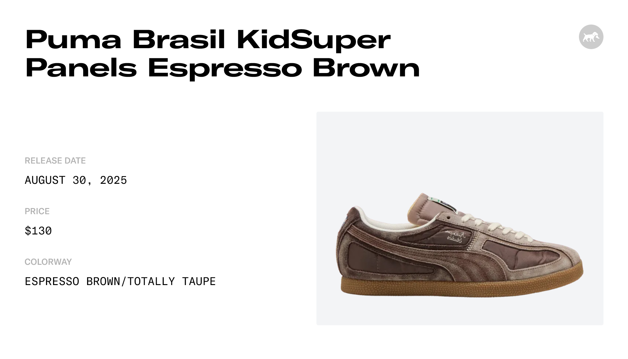 Puma Brasil KidSuper Panels Espresso Brown - 403847-02