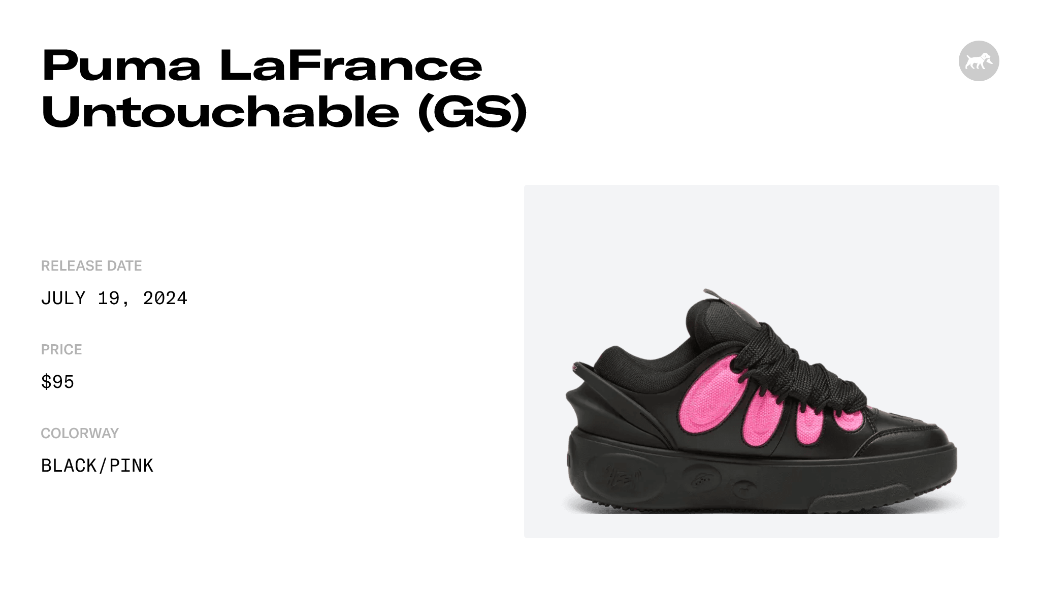 Puma LaFrance Untouchable (GS) - 310871-01 Raffles & Where to Buy