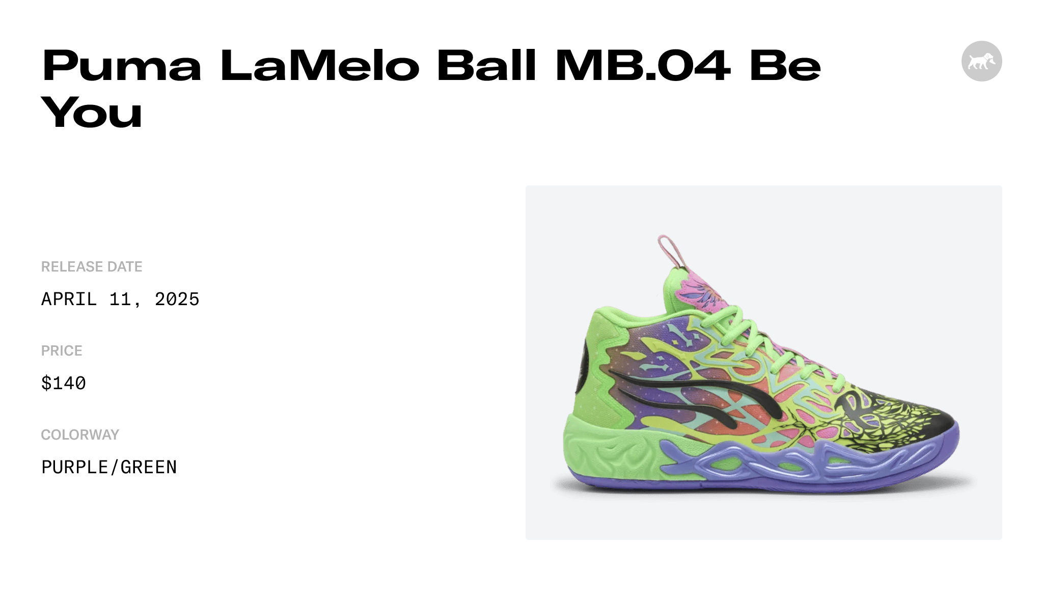 Puma LaMelo Ball MB.04 Be You - 311309-01 Raffles & Where to Buy
