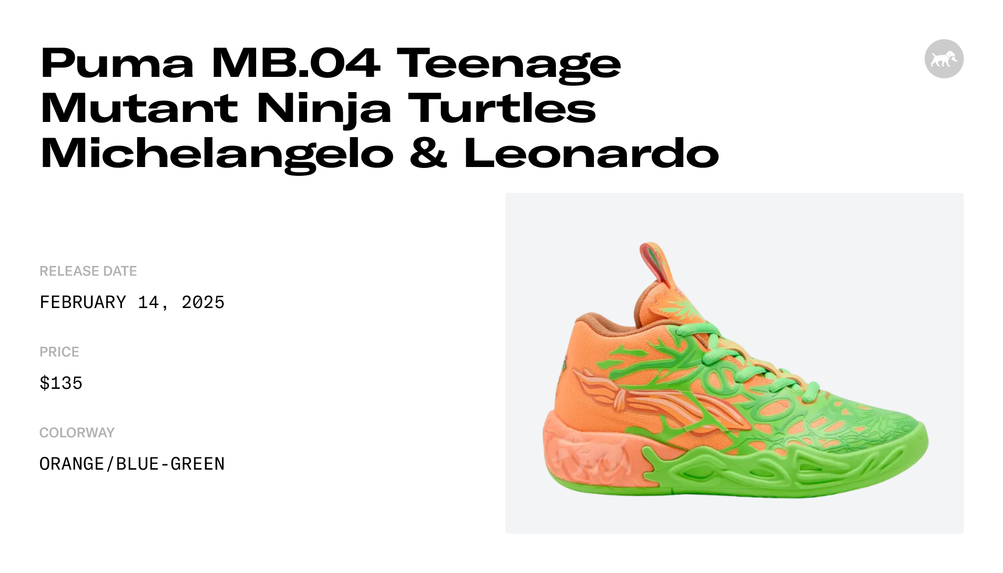 Puma MB.04 Teenage Mutant Ninja Turtles Michelangelo & Leonardo - 311307-01