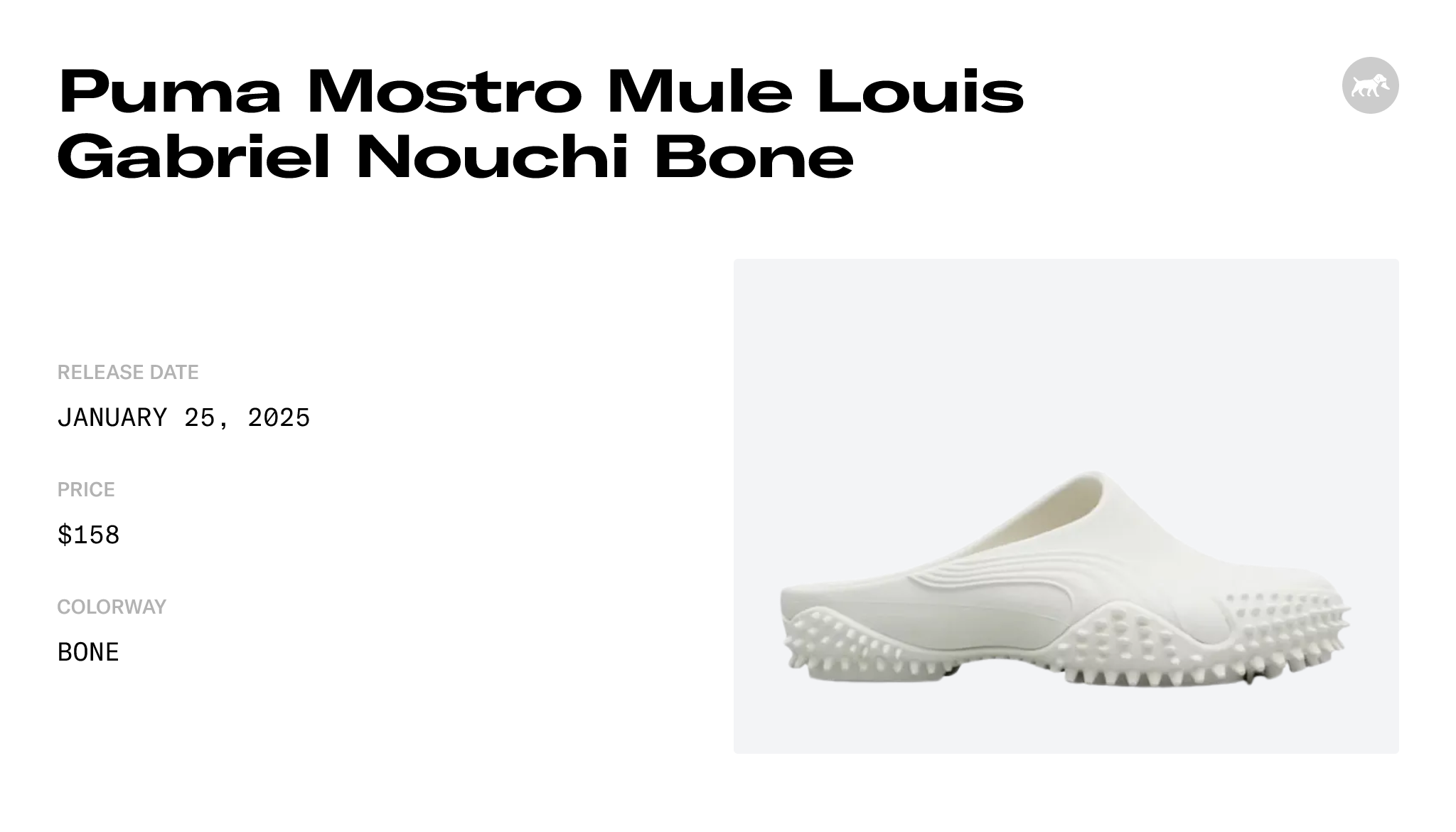 Puma Mostro Mule Louis Gabriel Nouchi Bone - 401543-02