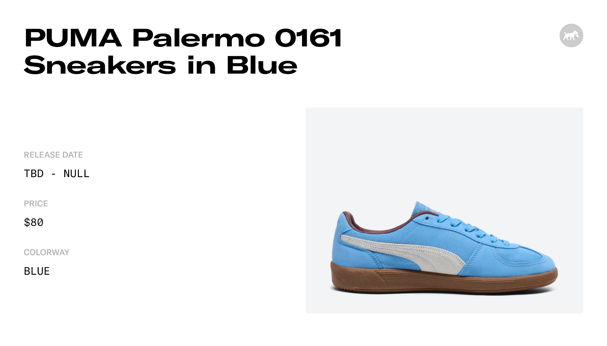 PUMA Palermo 0161 Sneakers in Blue - 402160-01 Release Info