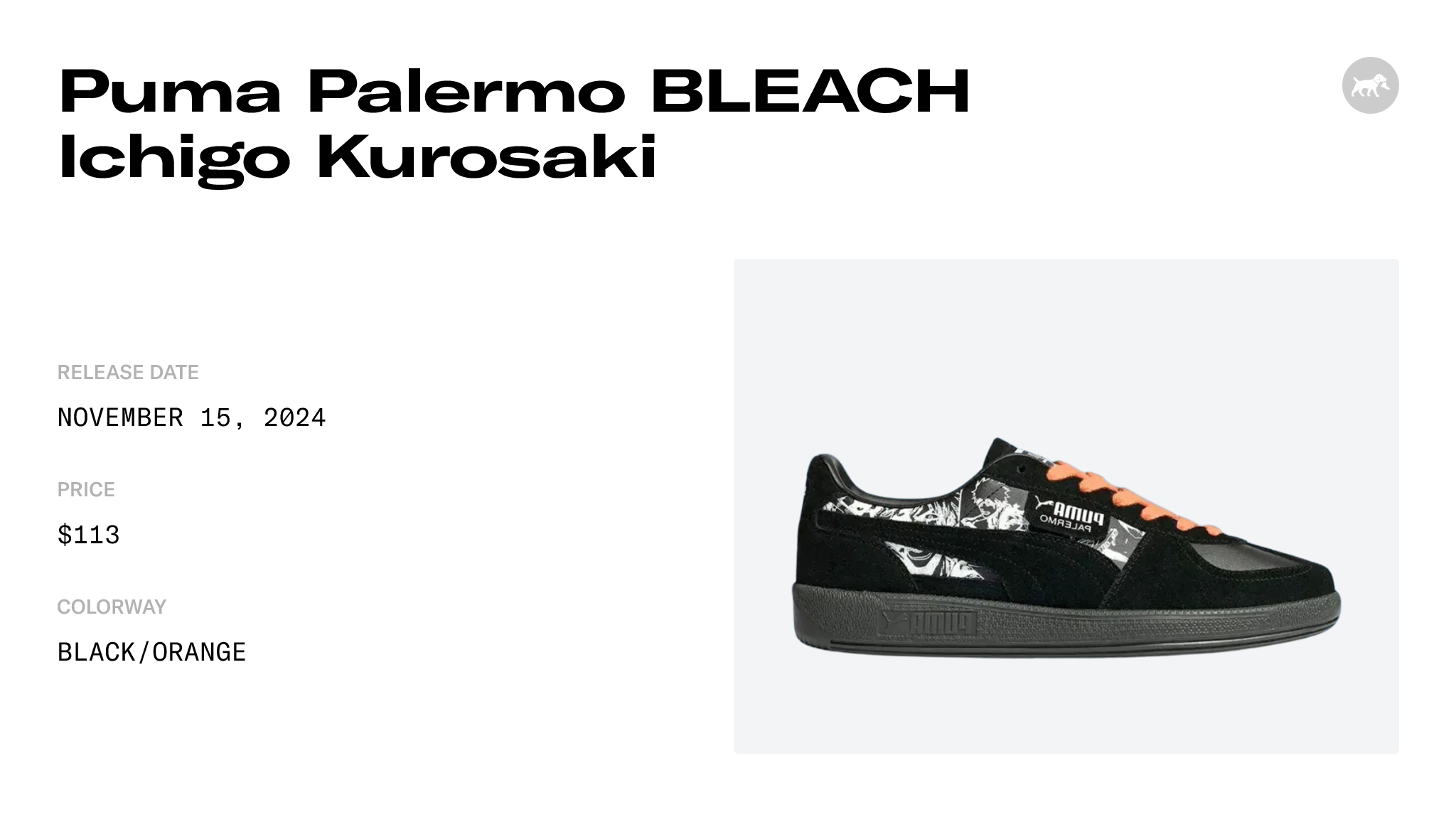 Puma Palermo BLEACH Ichigo Kurosaki Raffles & Where to Buy