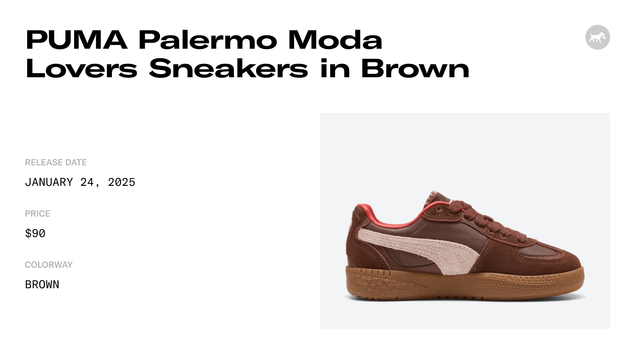 PUMA Palermo Moda Lovers Sneakers in Brown - 403267-02