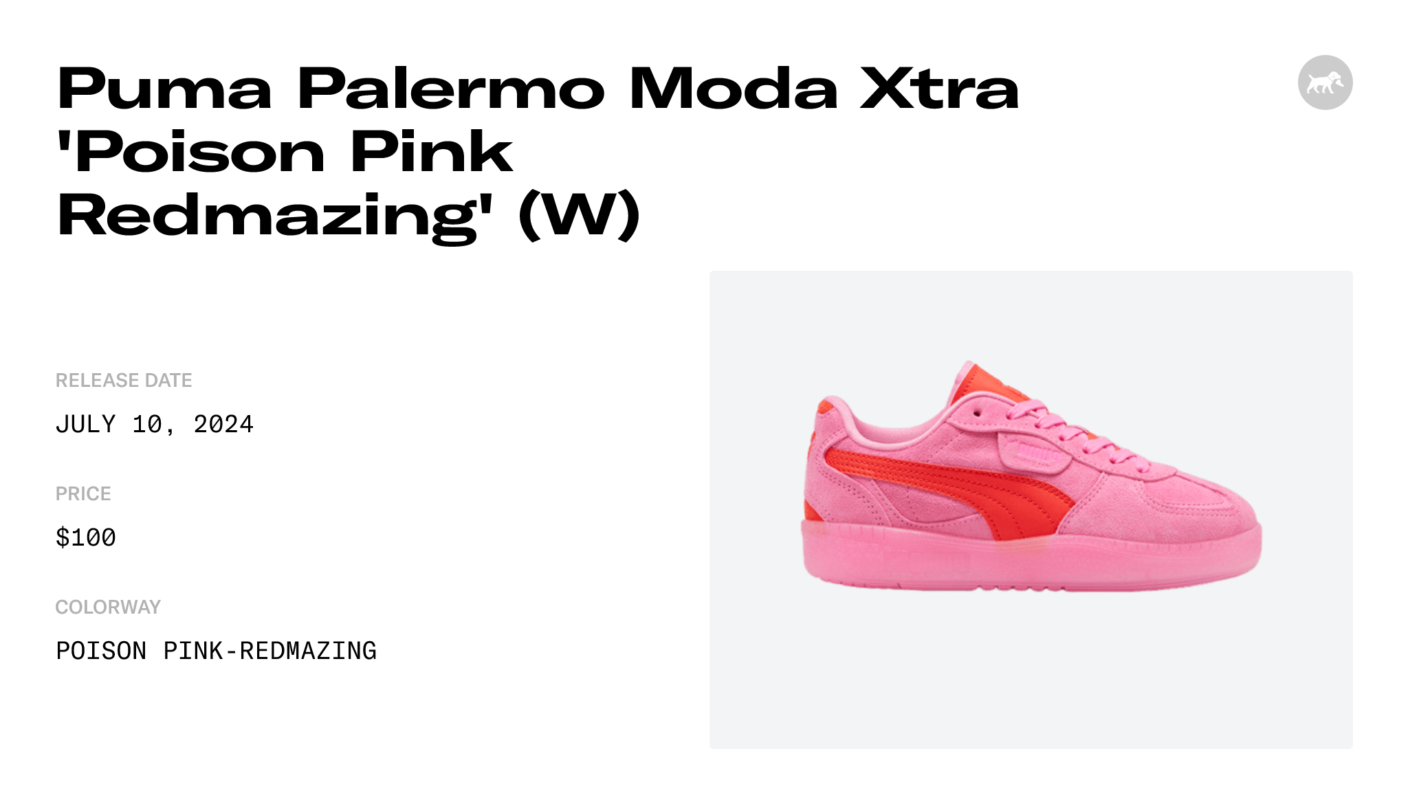 Puma Palermo Moda Xtra 'Poison Pink Redmazing' (W) - 398534-01