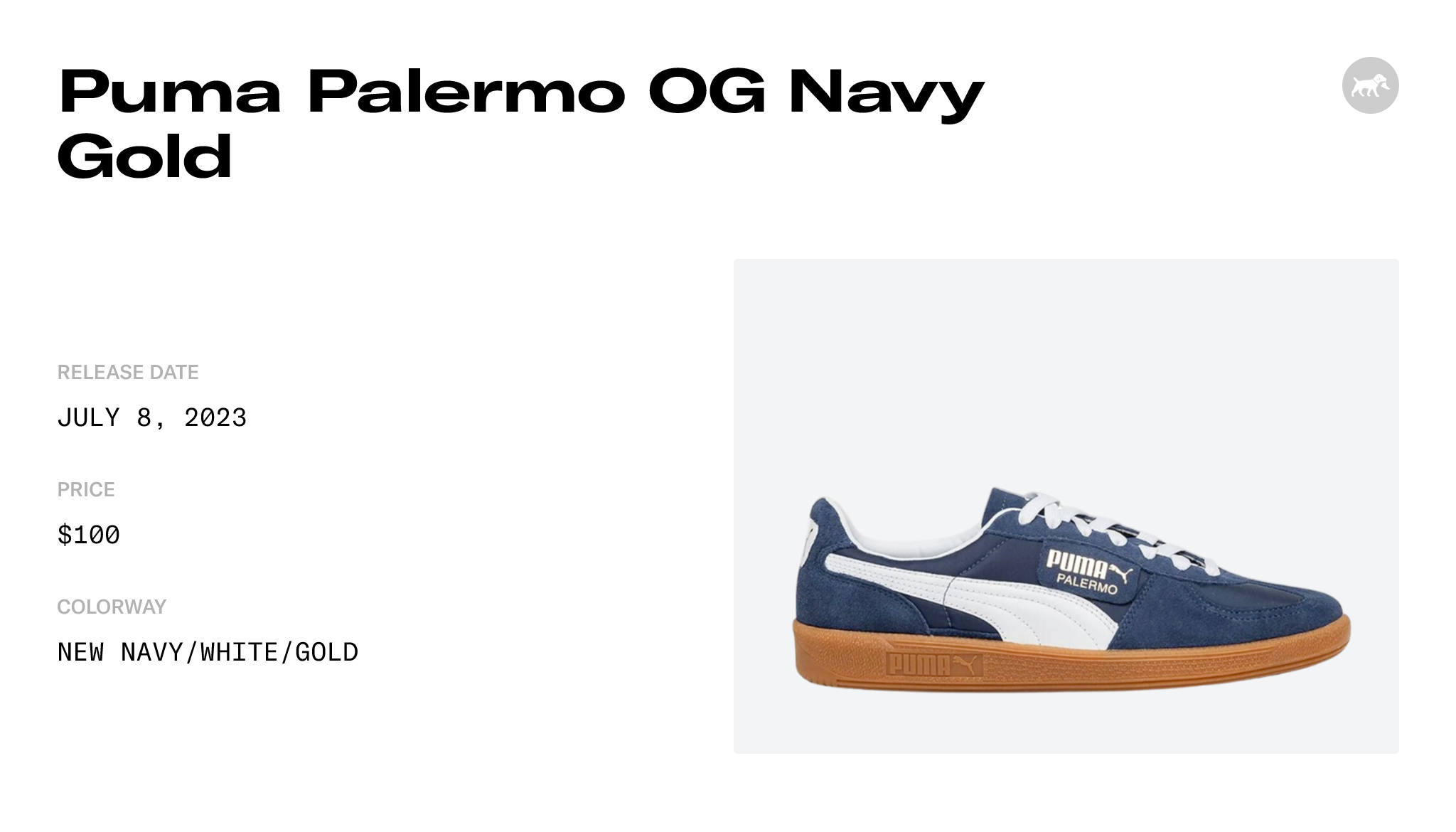 Puma Palermo OG Navy Gold - 383011-01 Raffles & Where to Buy