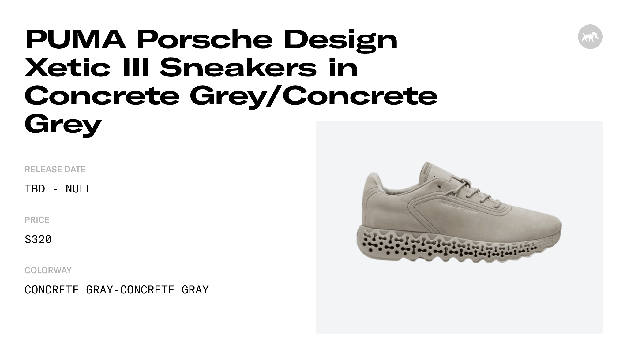 PUMA Porsche Design Xetic III Sneakers in Concrete Grey/Concrete Grey ...