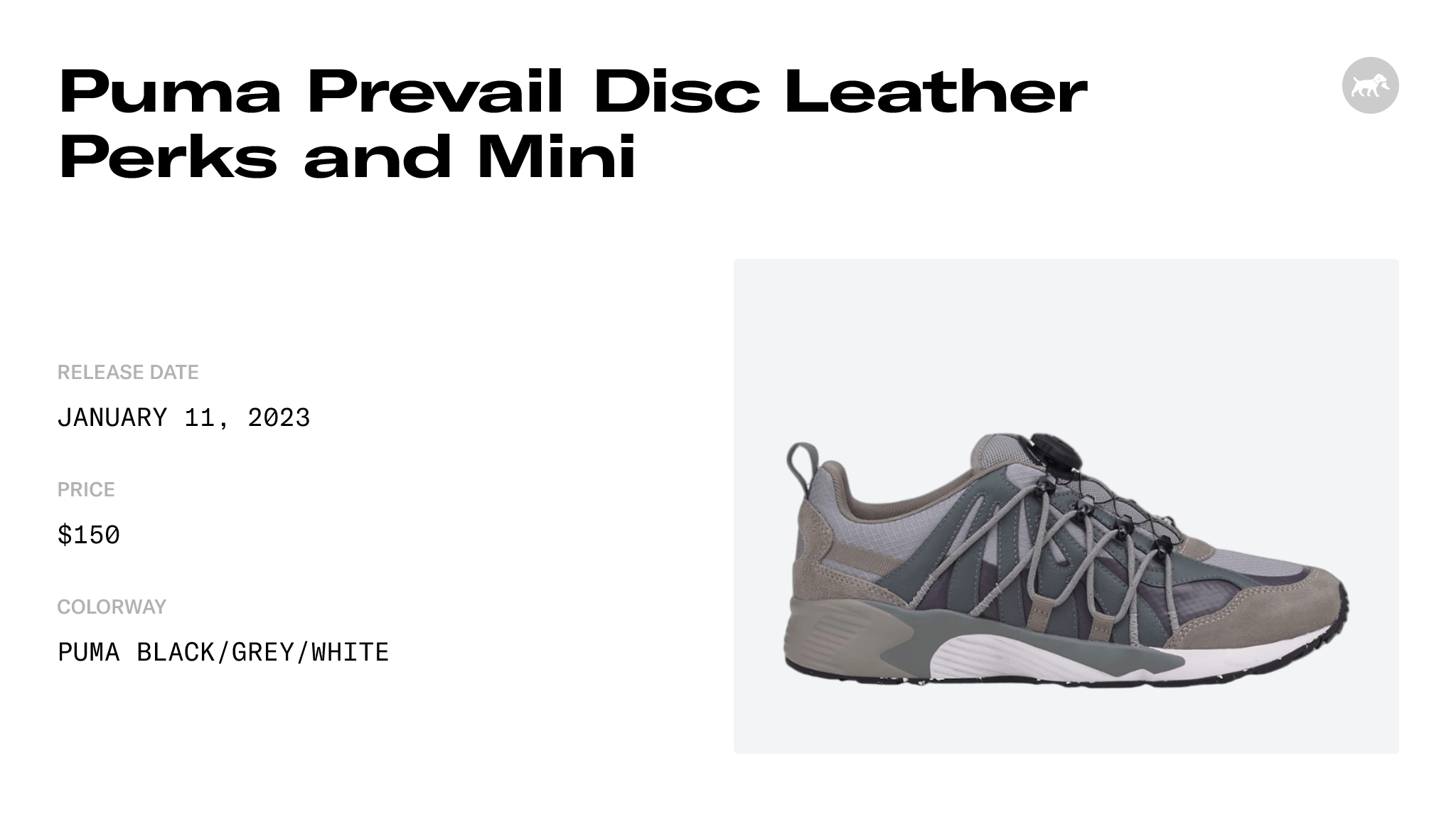 Puma Prevail Disc Leather Perks and Mini - 387040-01