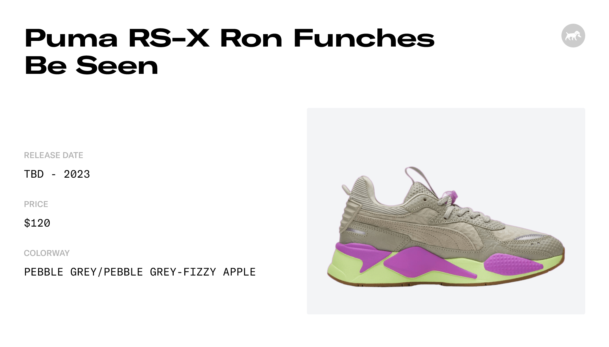 Puma RS-X Ron Funches Be Seen - 389160-01 Release Info