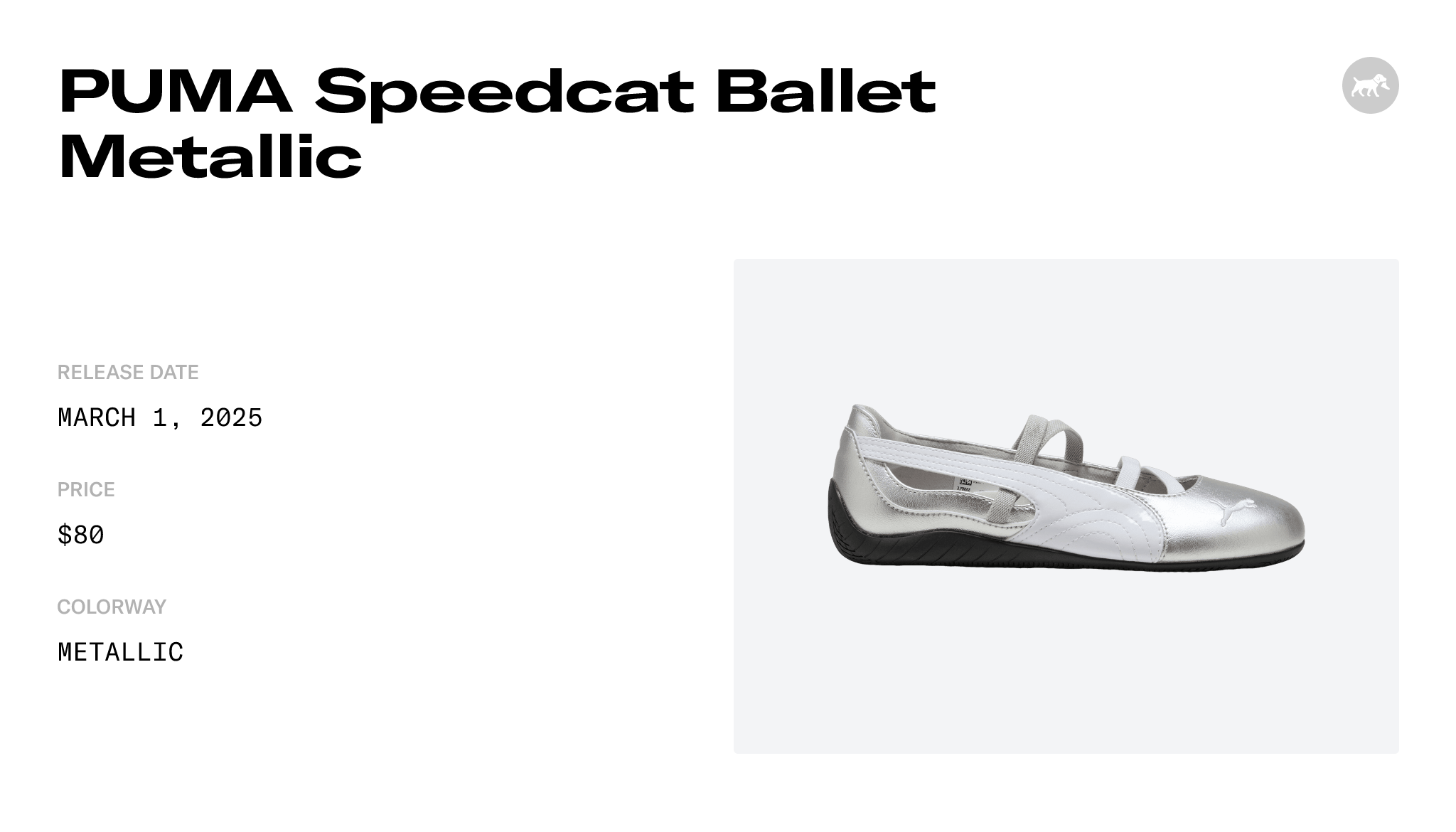 PUMA Speedcat Ballet Metallic - 401581-01 Raffles & Where to Buy
