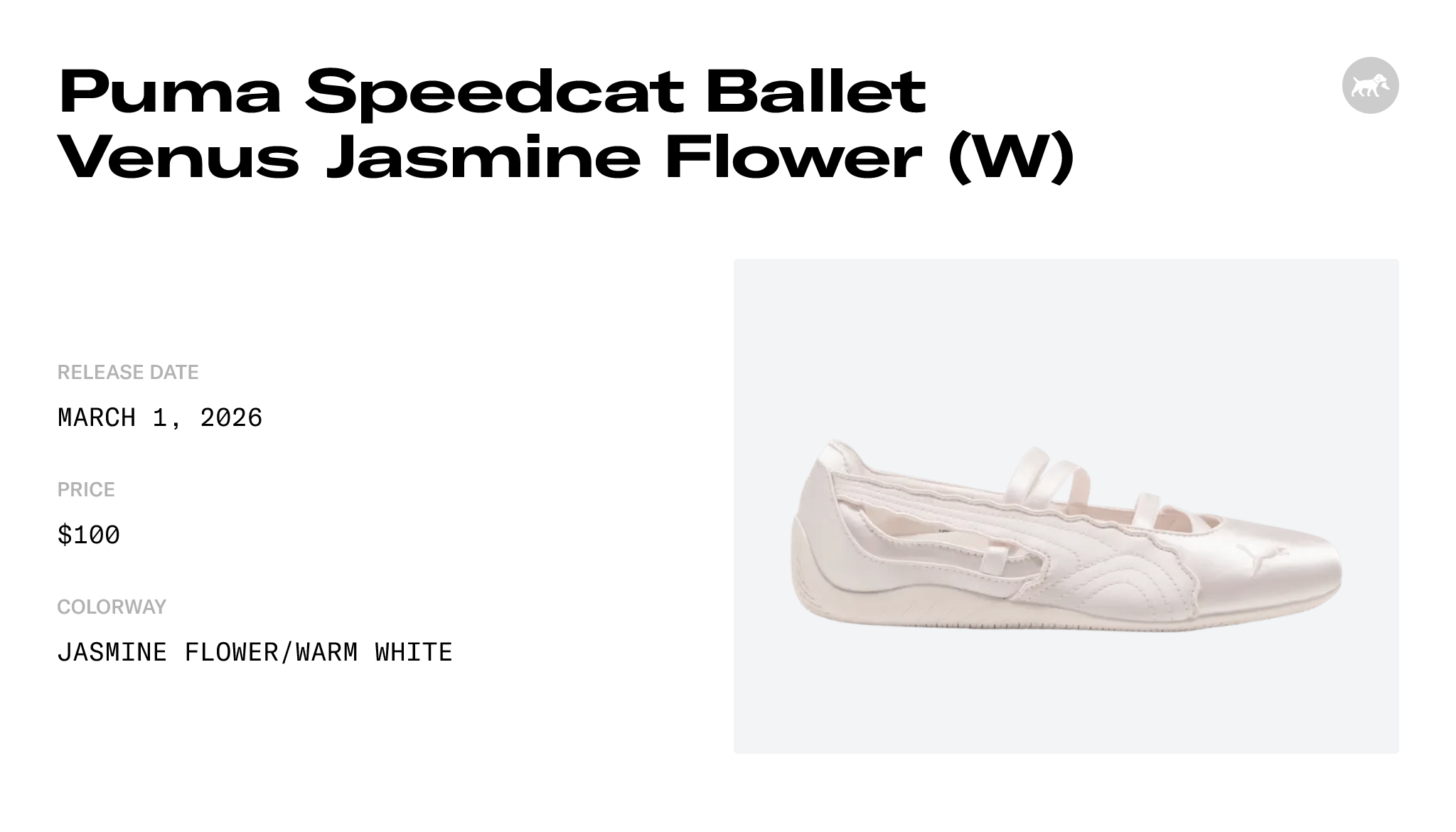 Puma Speedcat Ballet Venus Jasmine Flower (W) - 406853-01