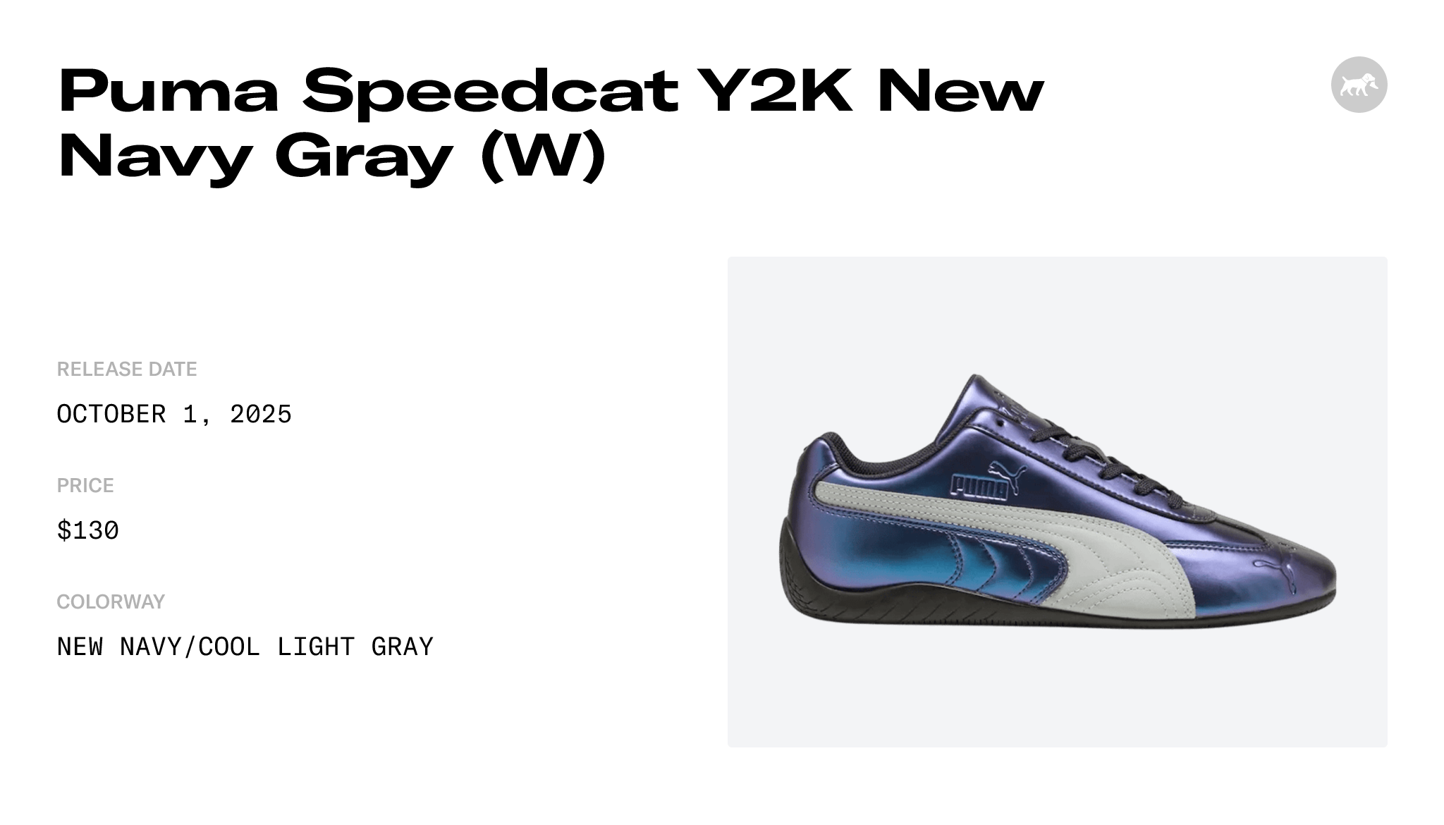 Puma Speedcat Y2K New Navy Gray (W) - 405415-01 Raffles & Where to Buy