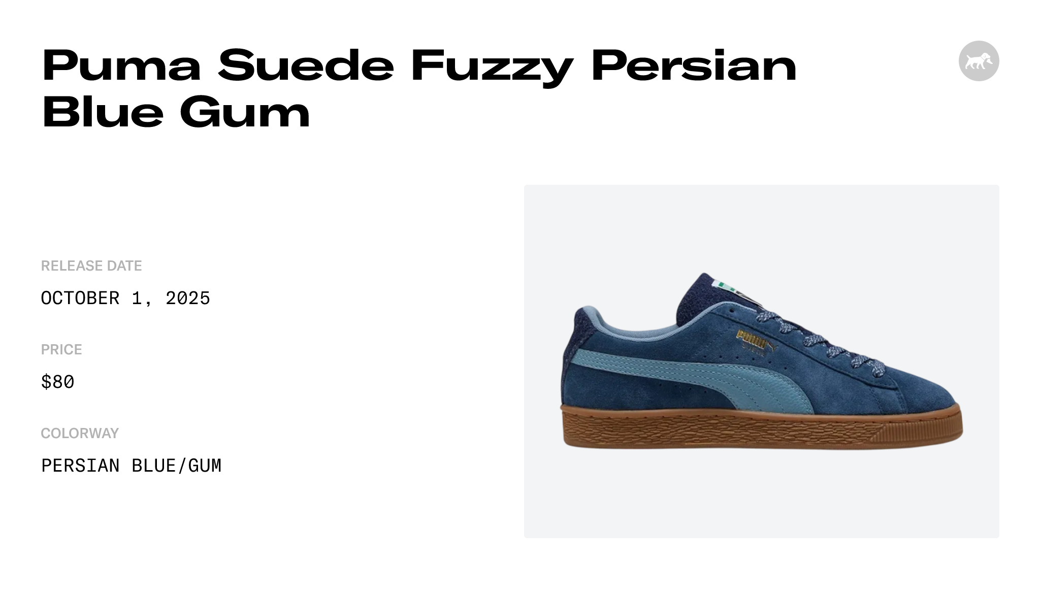 Puma Suede Fuzzy Persian Blue Gum - 403227-01 Raffles & Where to Buy