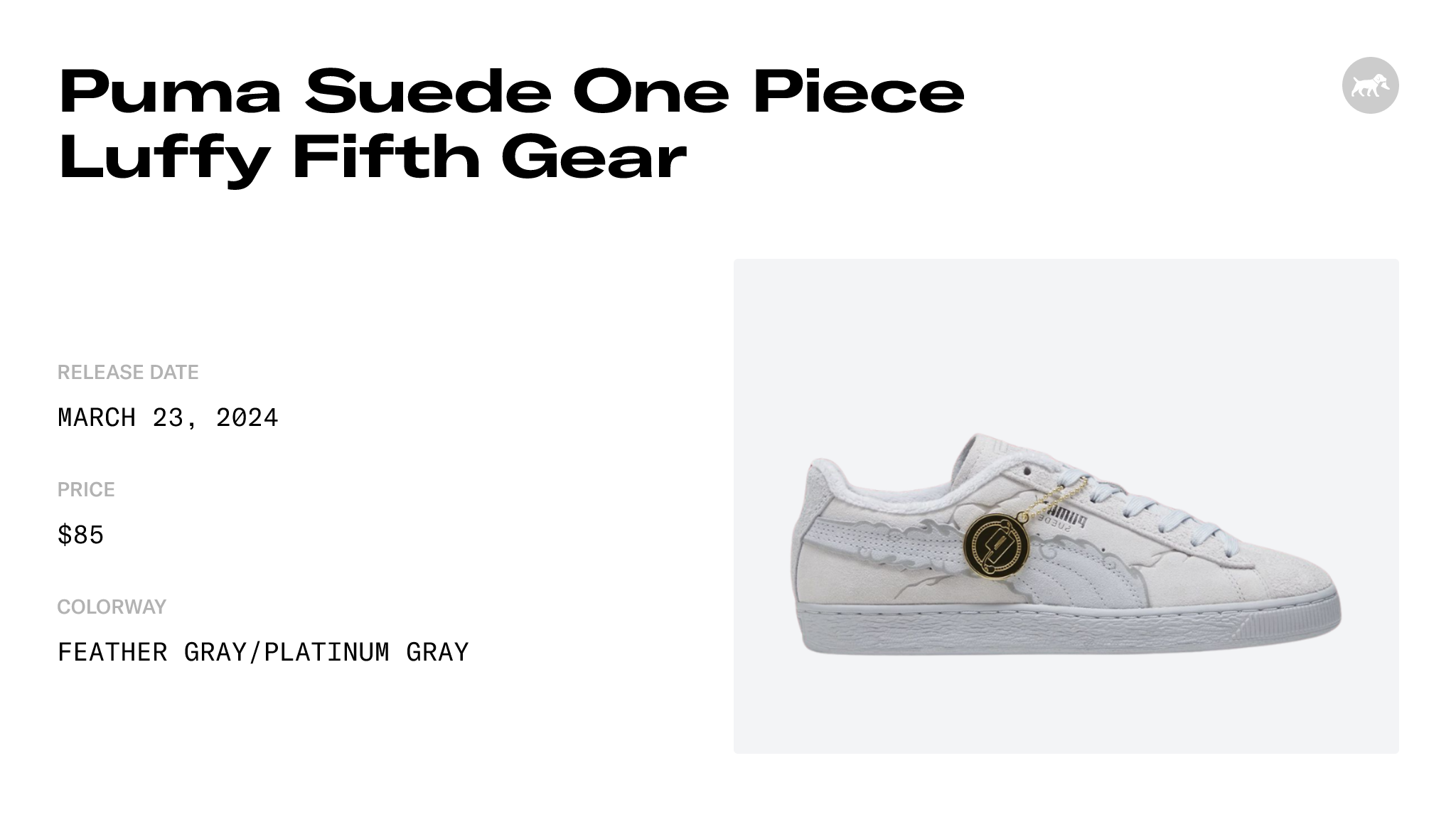 Puma Suede One Piece Luffy Fifth Gear - 396524-01 Raffles & Where to Buy