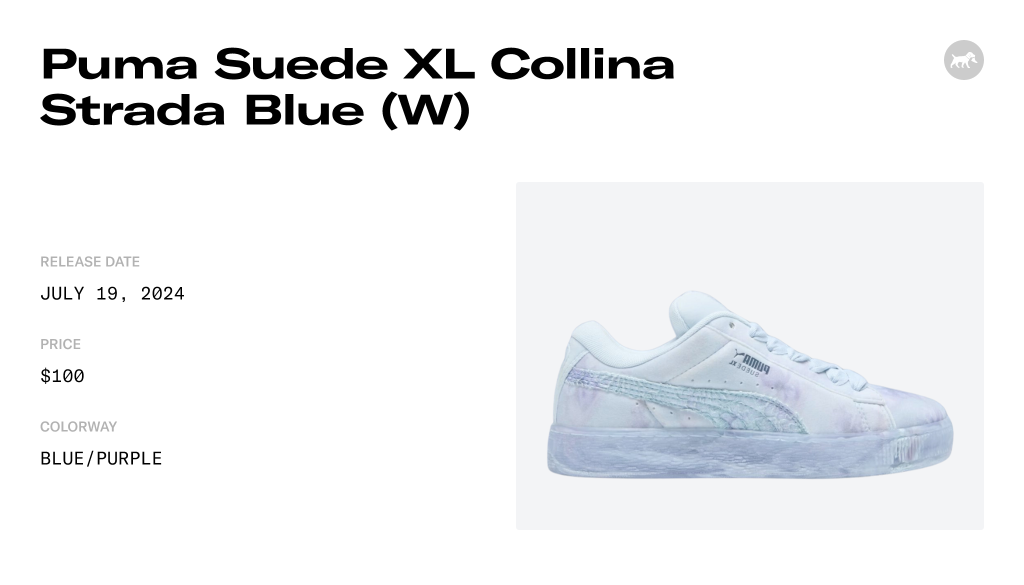 Puma Suede XL Collina Strada Blue (W) - 399587-01 Raffles & Where to Buy