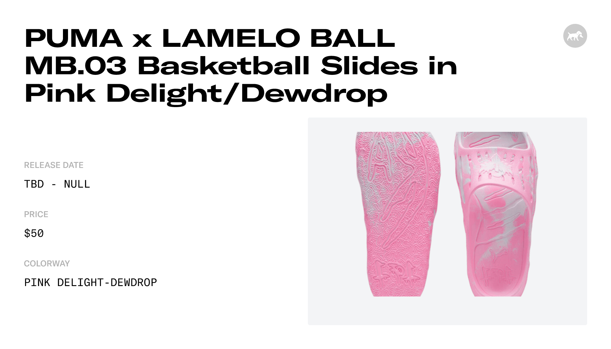 PUMA x LAMELO BALL MB.03 Basketball Slides in Pink Delight/Dewdrop ...