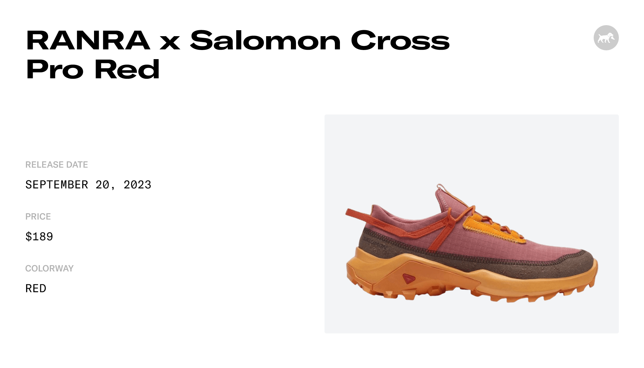 RANRA x Salomon Cross Pro Red - L47340100 Raffles & Where to Buy