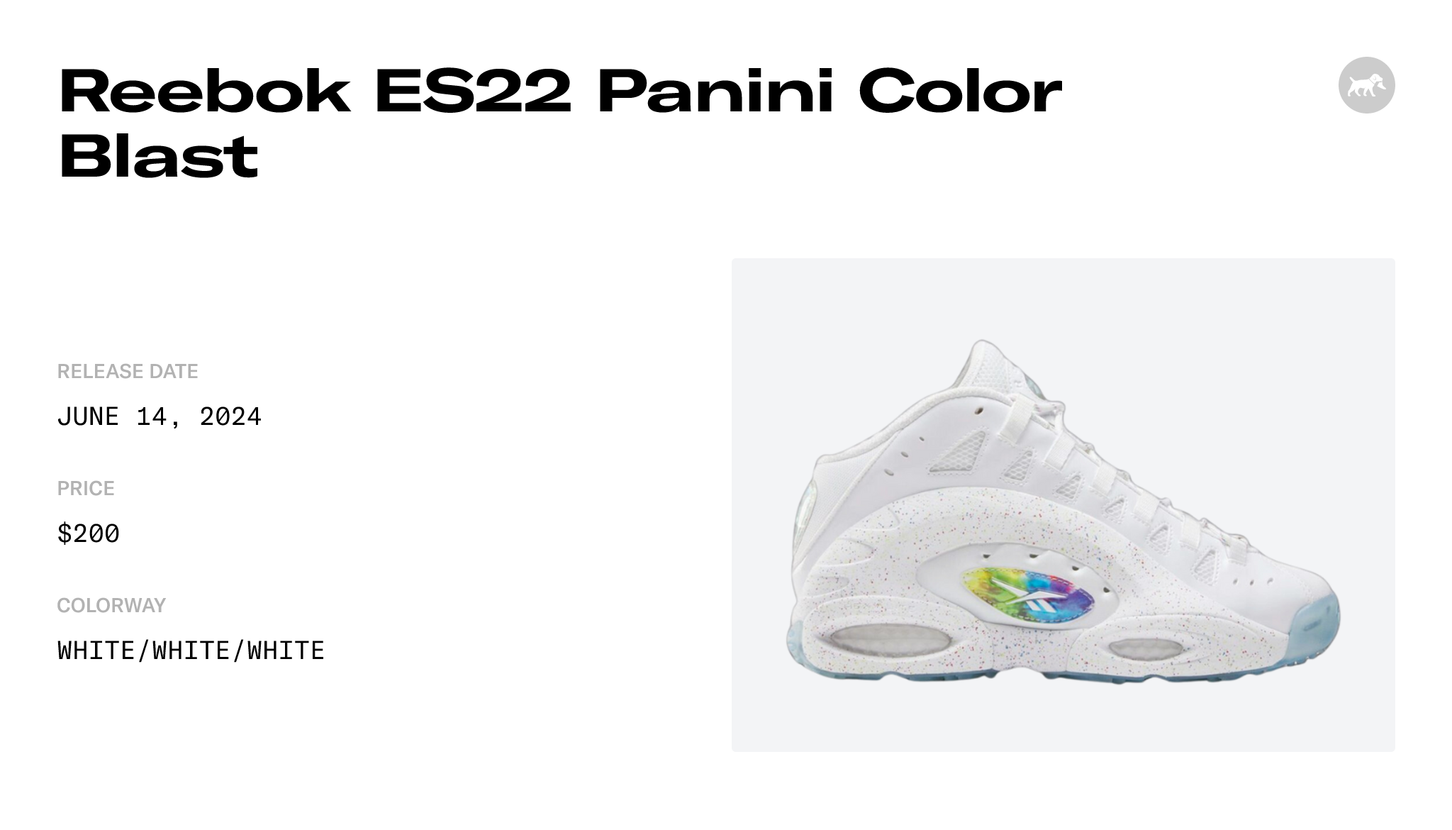 Reebok ES22 Panini Color Blast - 100202418 Raffles & Where to Buy