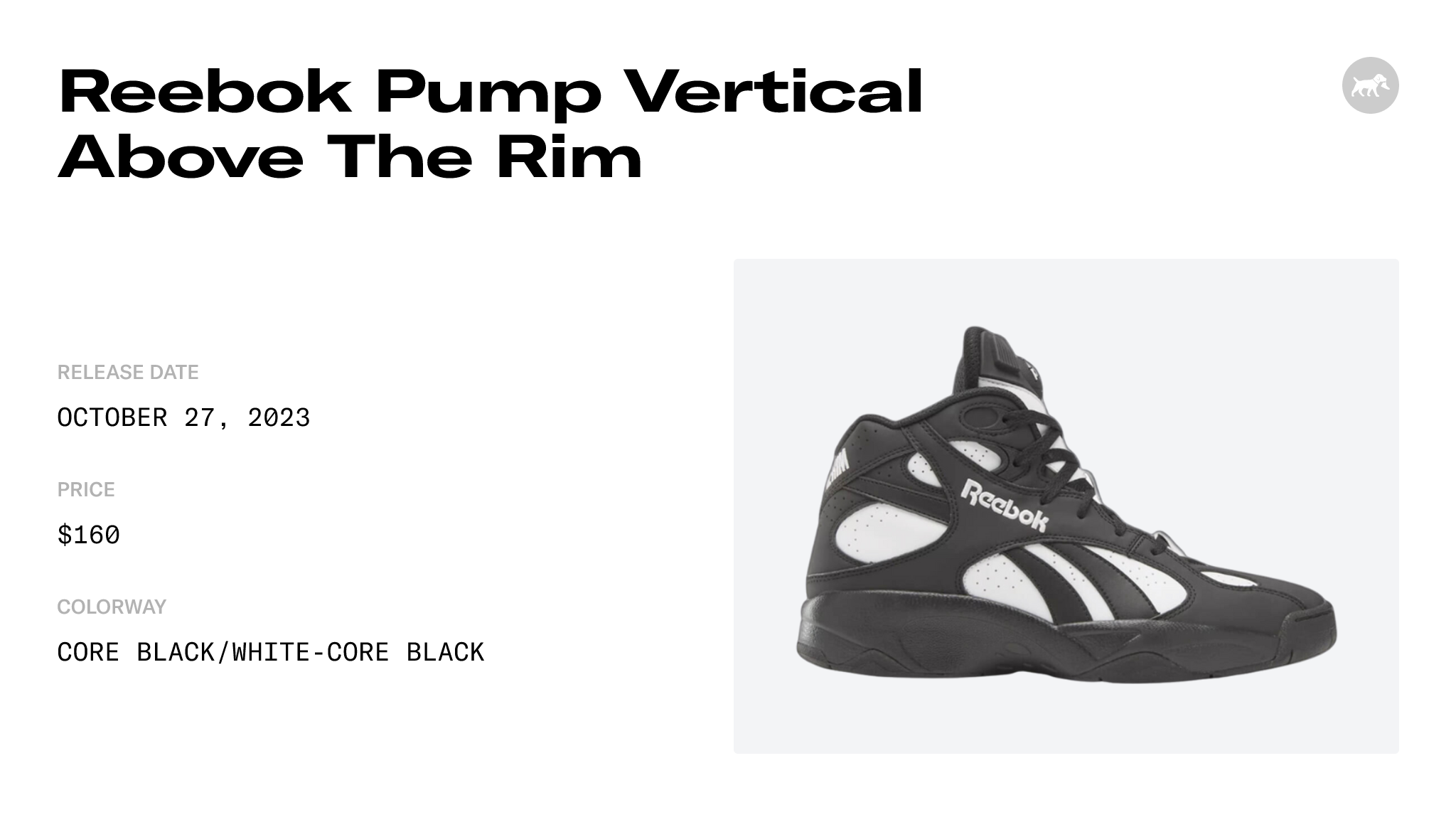 Reebok Pump Vertical Above The Rim - 100032755 Raffles & Where to Buy