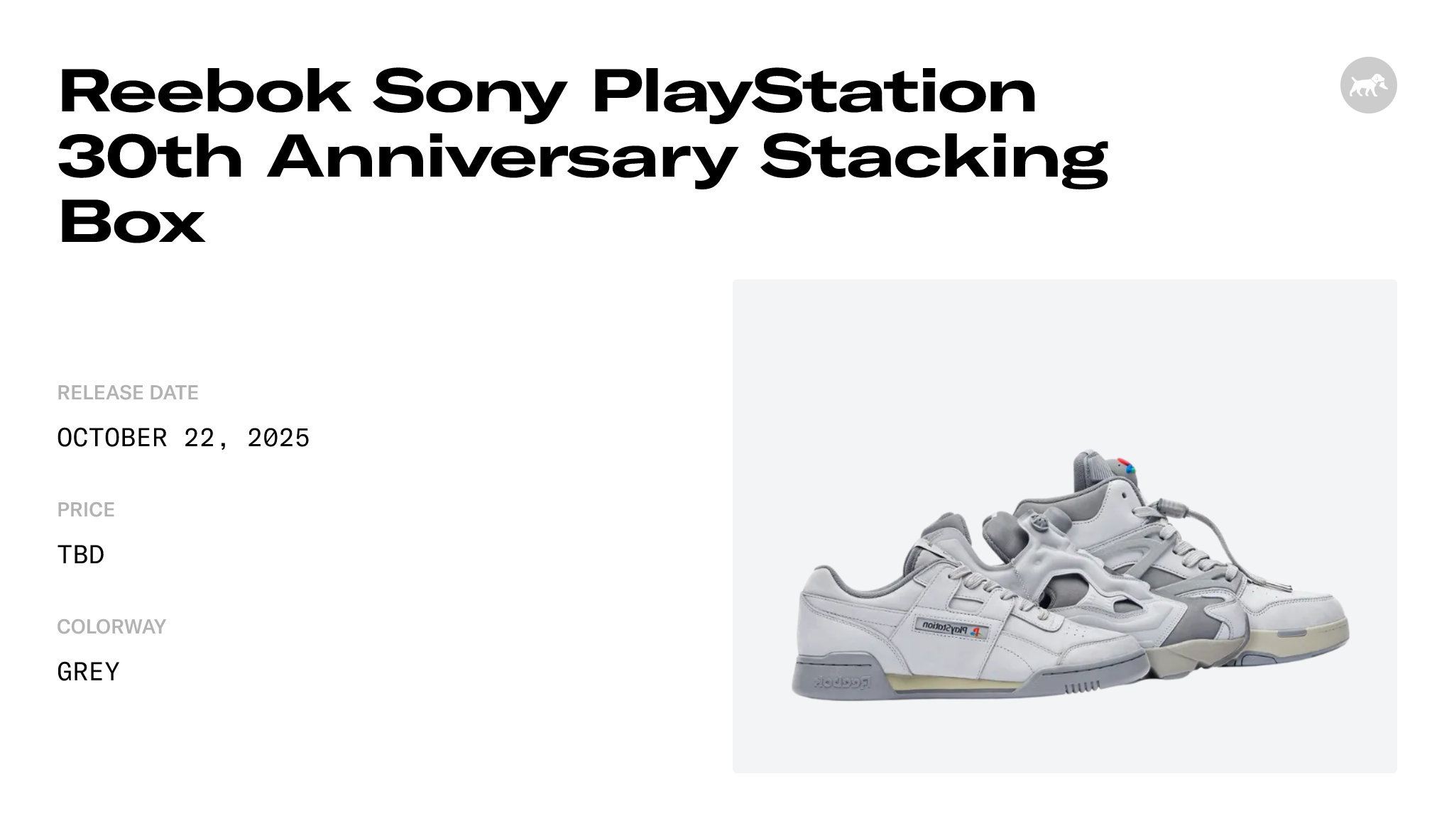 Reebok Sony PlayStation 30th Anniversary Stacking Box - 100265884