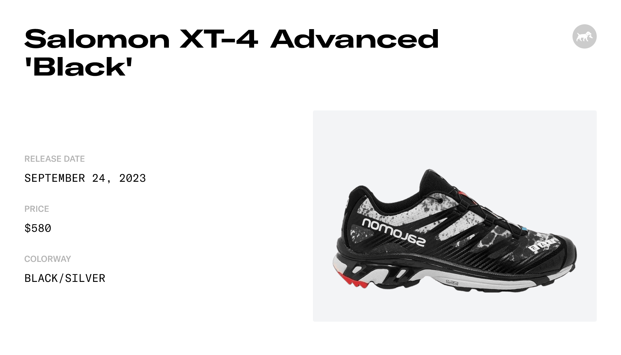 Salomon XT-4 Advanced 'Black' - L41087000 Raffles & Where to Buy