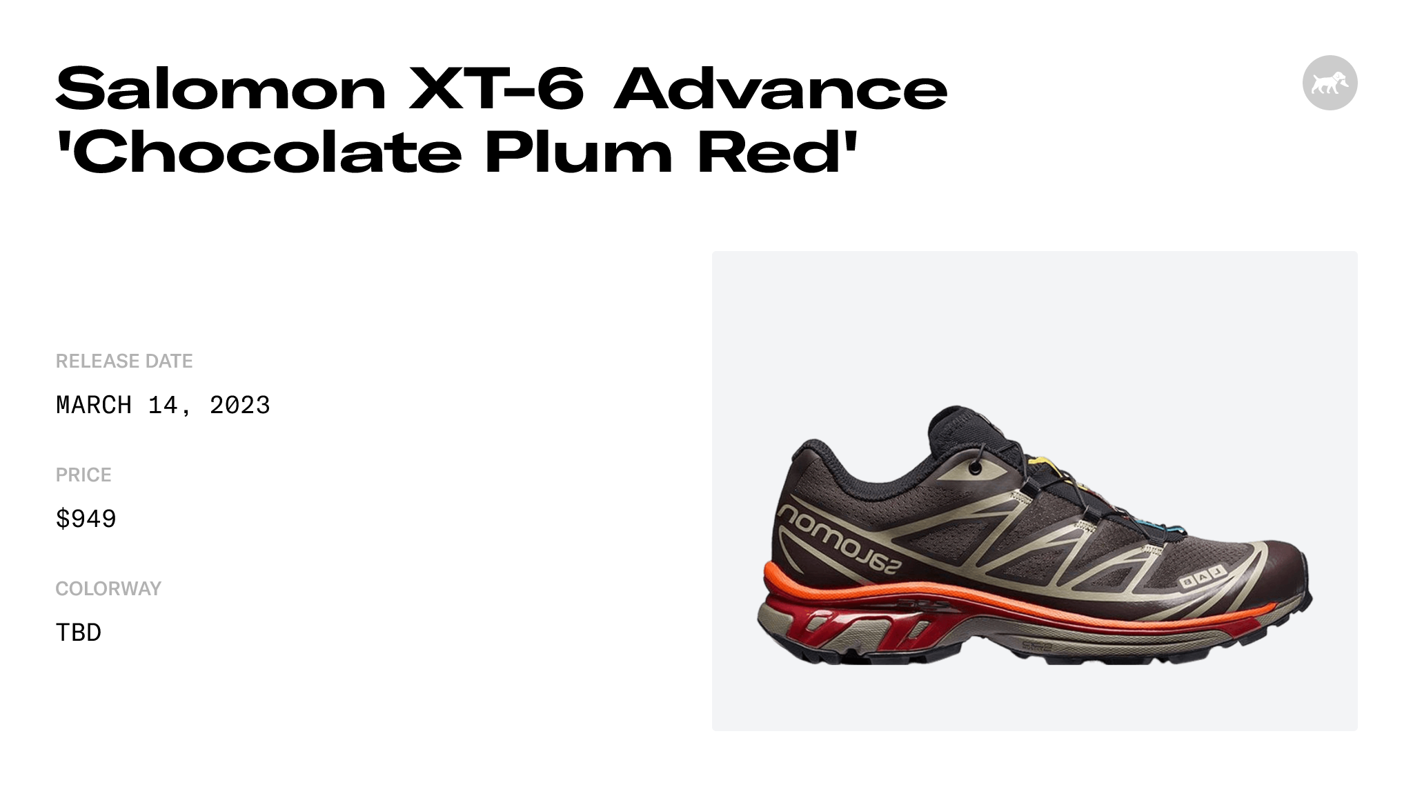 Salomon XT-6 Advance 'Chocolate Plum Red' - L41263600