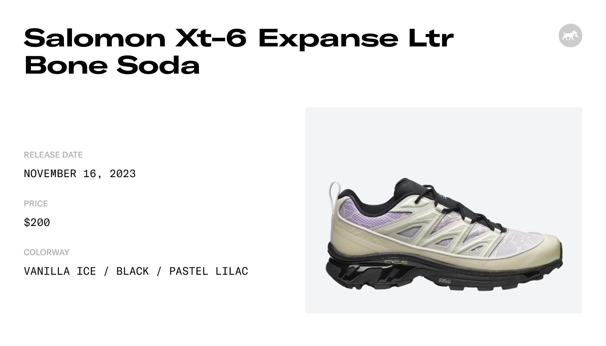 Salomon Xt-6 Expanse Ltr Bone Soda - L47422300 Raffles & Where to Buy