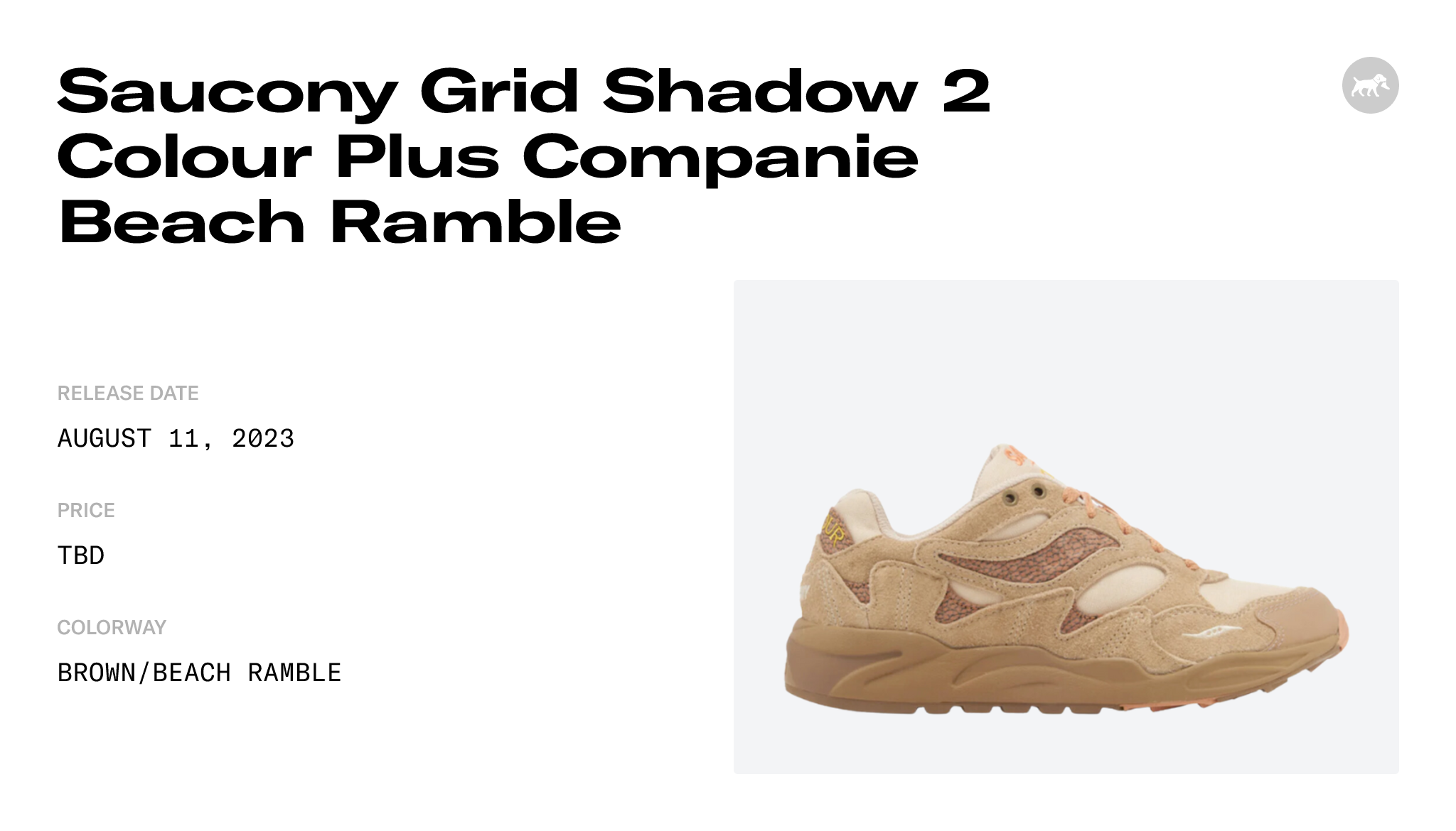 Saucony Grid Shadow 2 Colour Plus Companie Beach Ramble - S70822-1