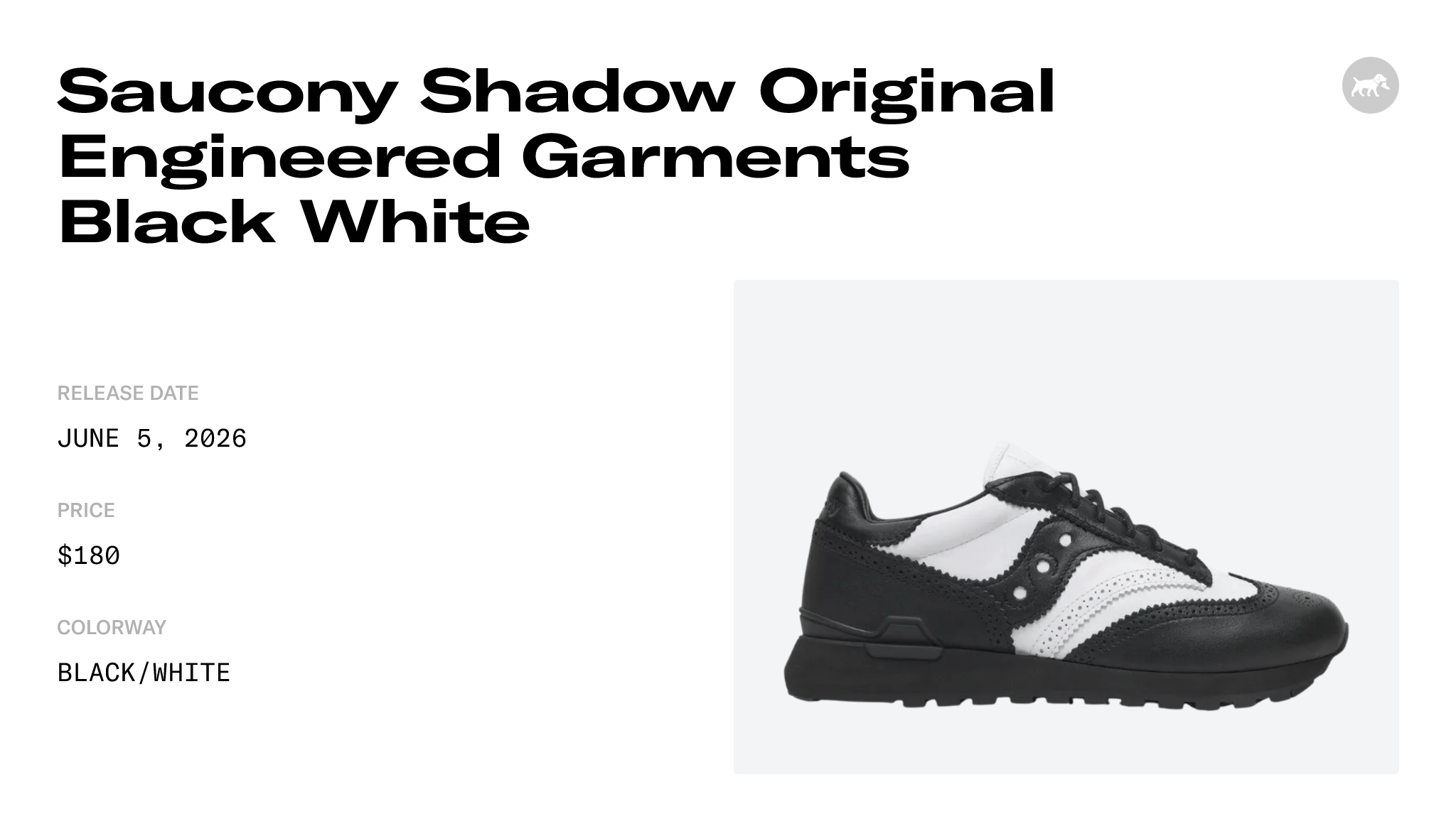 Saucony Shadow Original Engineered Garments Black White - S71046-4 ...