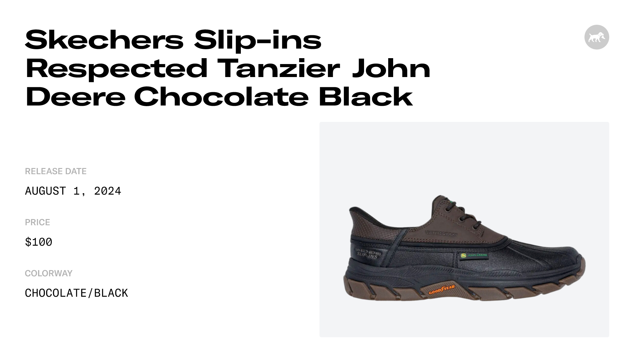 Skechers Slip-ins Respected Tanzier John Deere Chocolate Black - 256002 ...