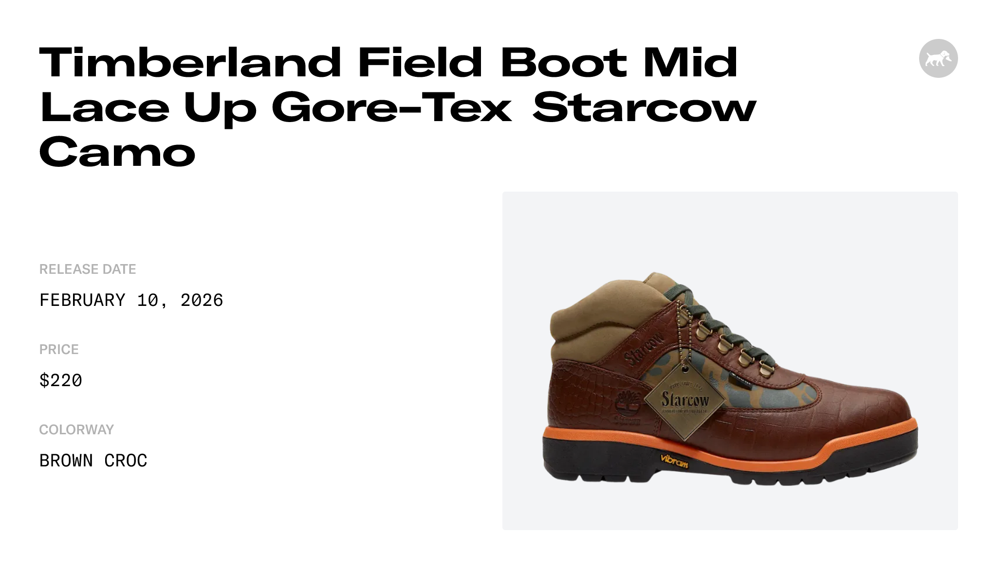 Timberland Field Boot Mid Lace Up Gore-Tex Starcow Camo - TB0A2NRWA5C