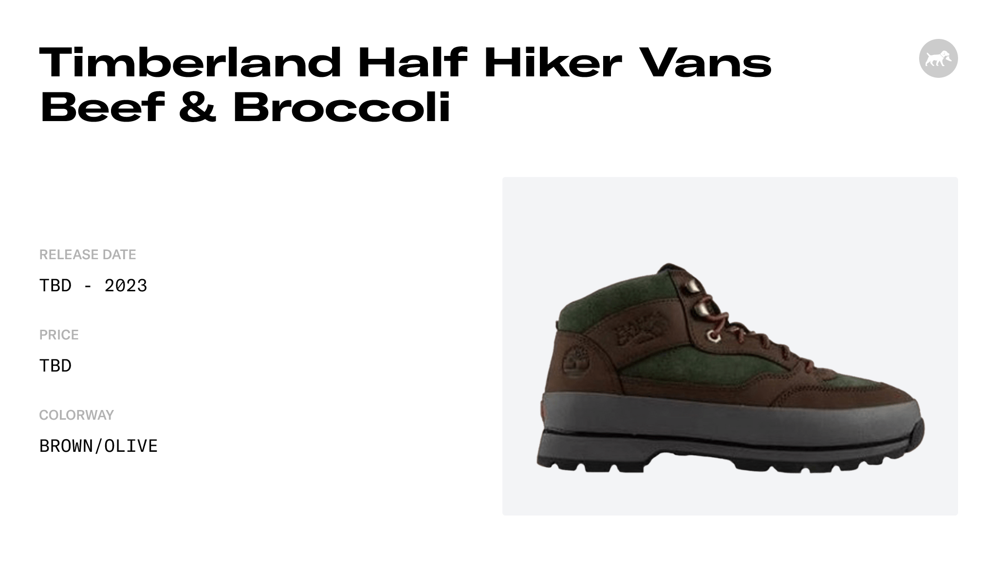 Timberland Half Hiker Vans Beef & Broccoli Release Info