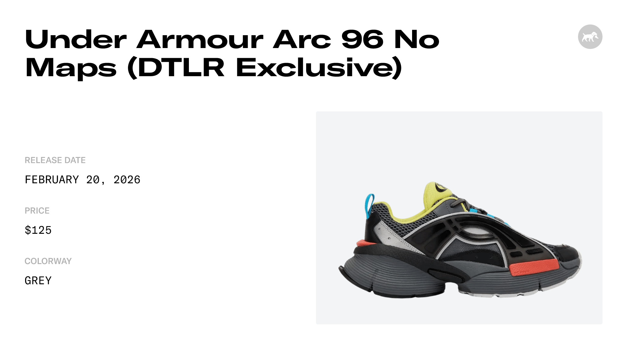 Under Armour Arc 96 No Maps (DTLR Exclusive) - 6006060-025