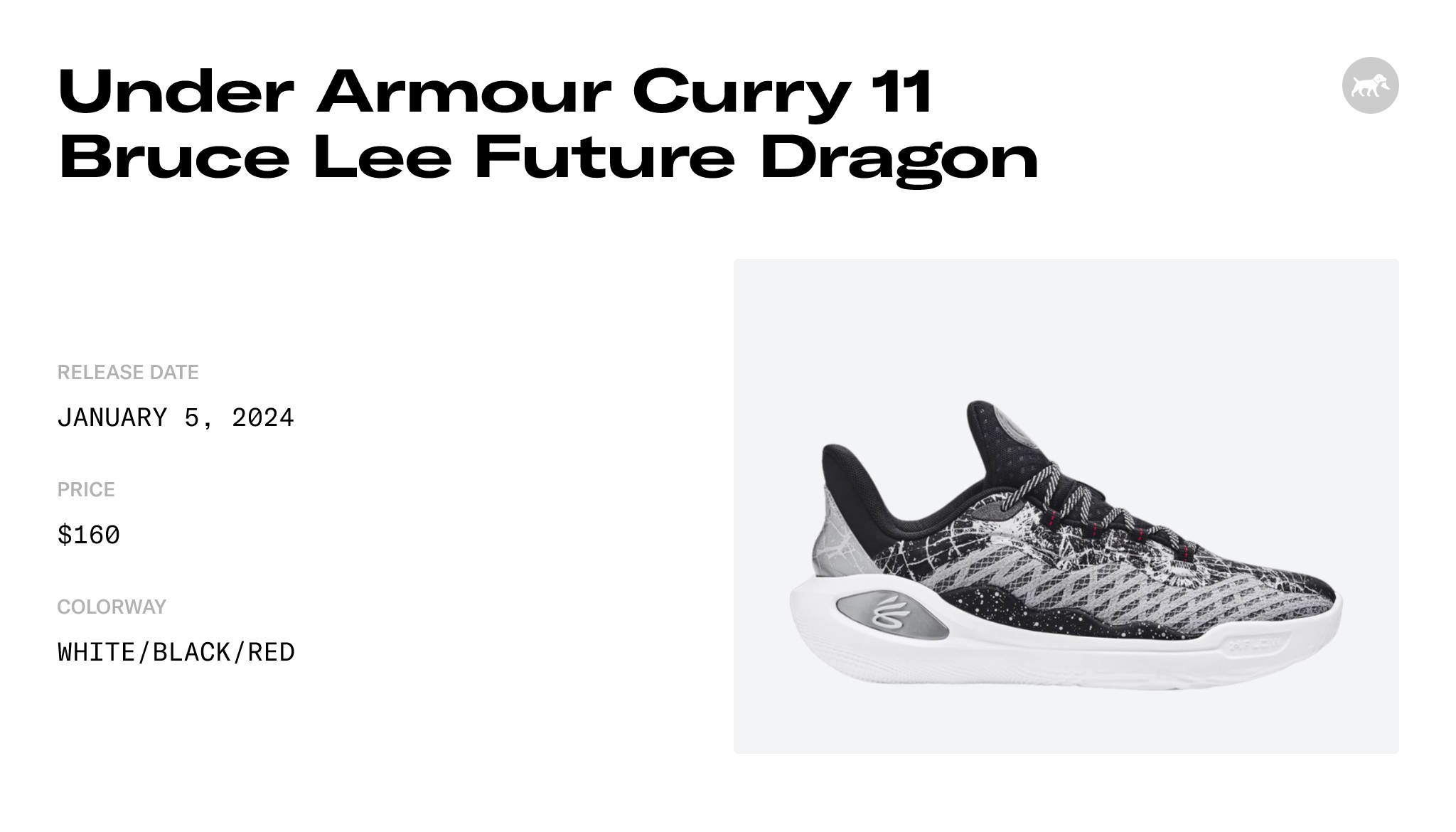 Under Armour Curry 11 Bruce Lee Future Dragon - 3027503-001