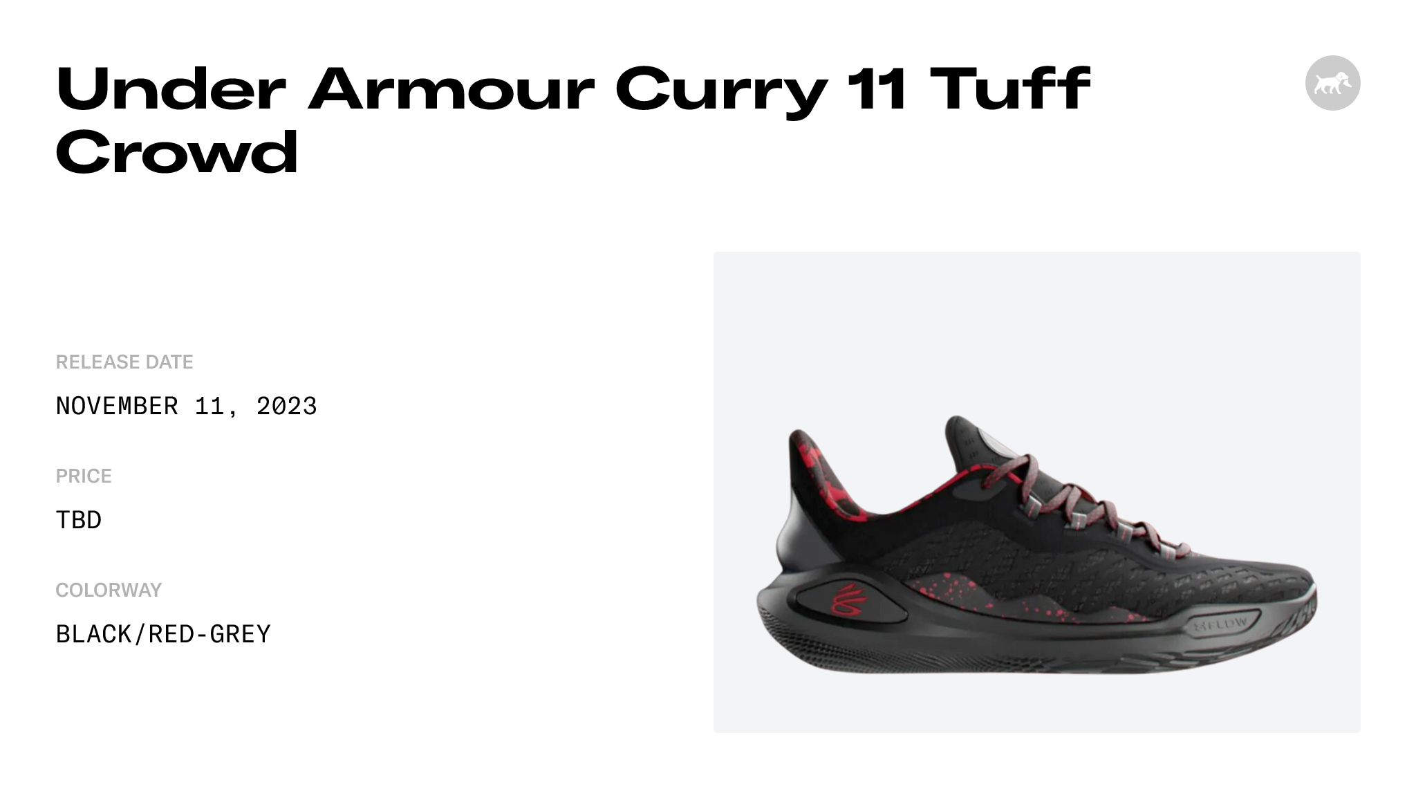 Under Armour Curry 11 Tuff Crowd - 3027505-001 Raffles & Where to Buy