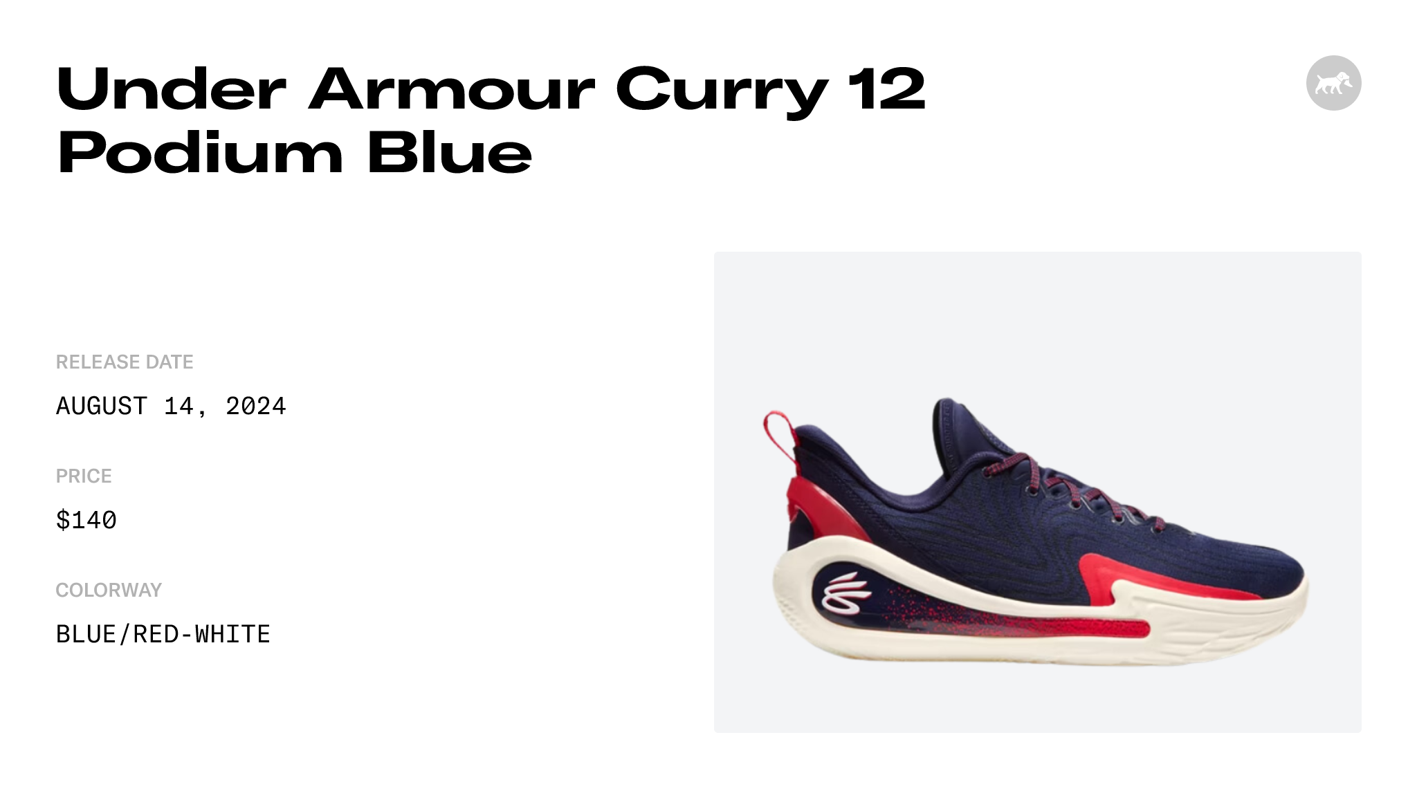 Under Armour Curry 12 Podium Blue - 6000198-410 Raffles & Where to Buy