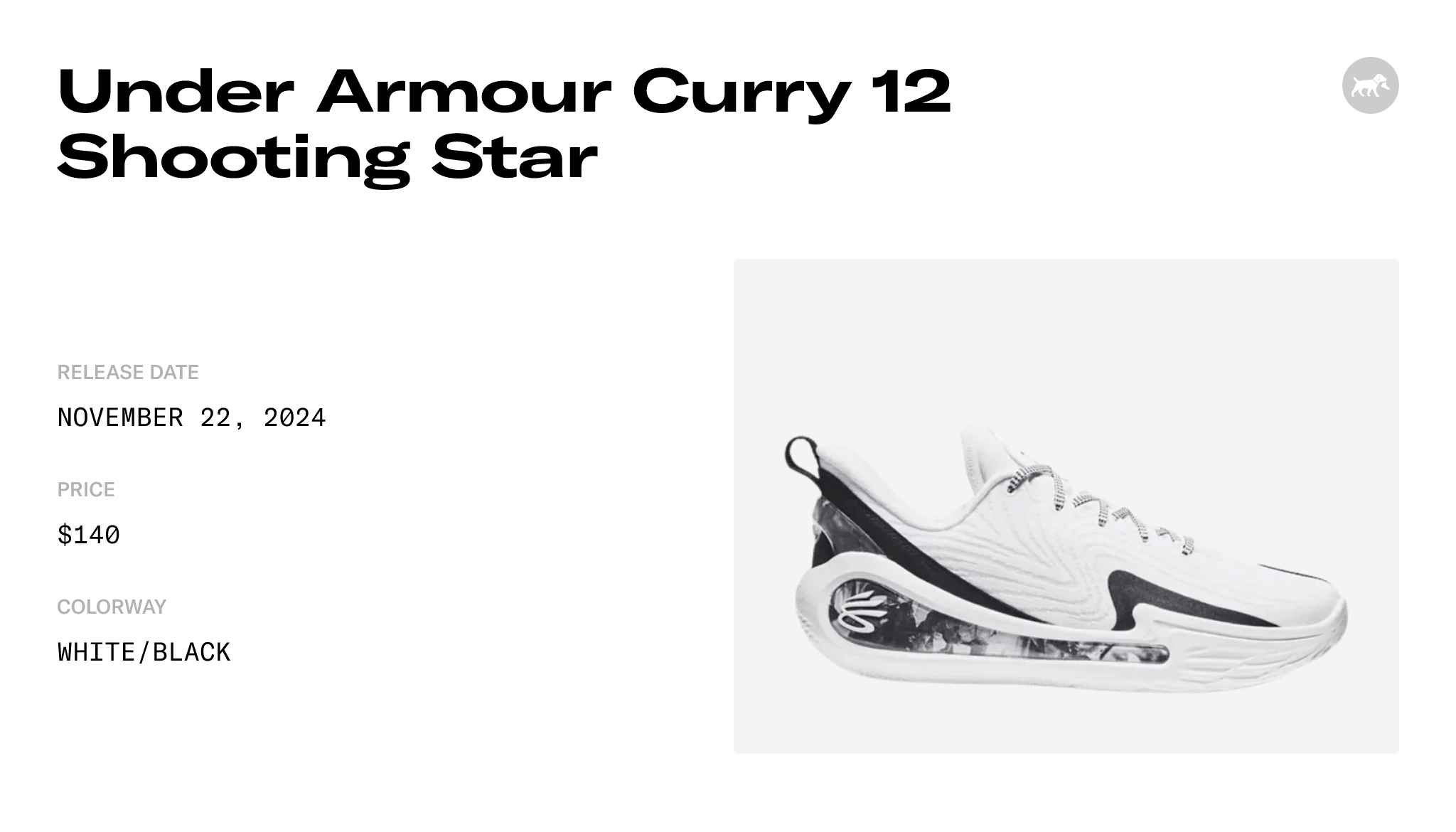 Under Armour Curry 12 Shooting Star - 3027632-100 Raffles & Where to Buy
