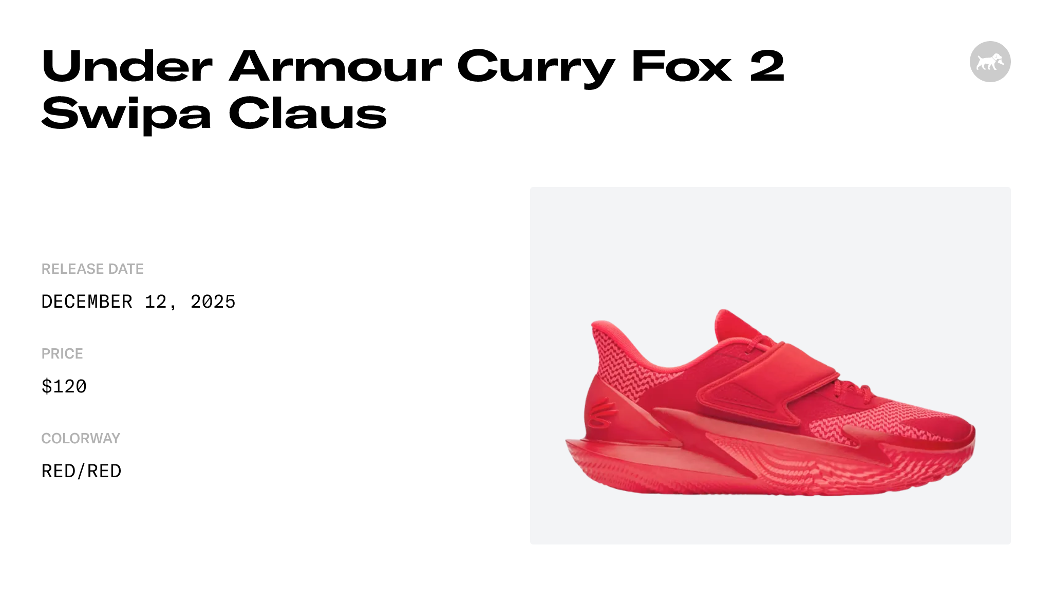 Under Armour Curry Fox 2 Swipa Claus - 6000777-600