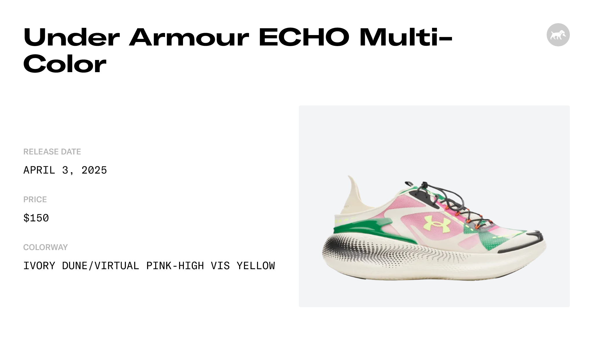 Under Armour ECHO Multi-Color - 6006061-142 Raffles & Where to Buy