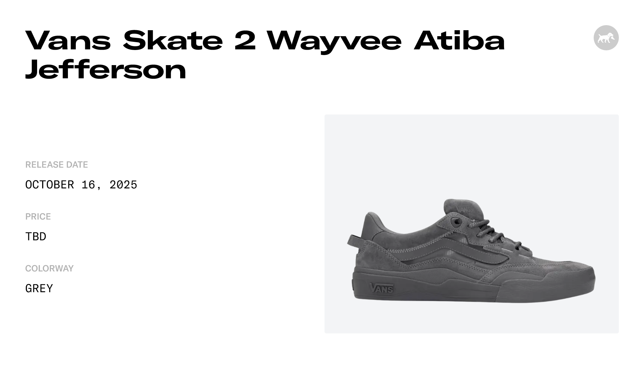 Vans Skate 2 Wayvee Atiba Jefferson - VN000D5DBGF Raffles & Where to Buy