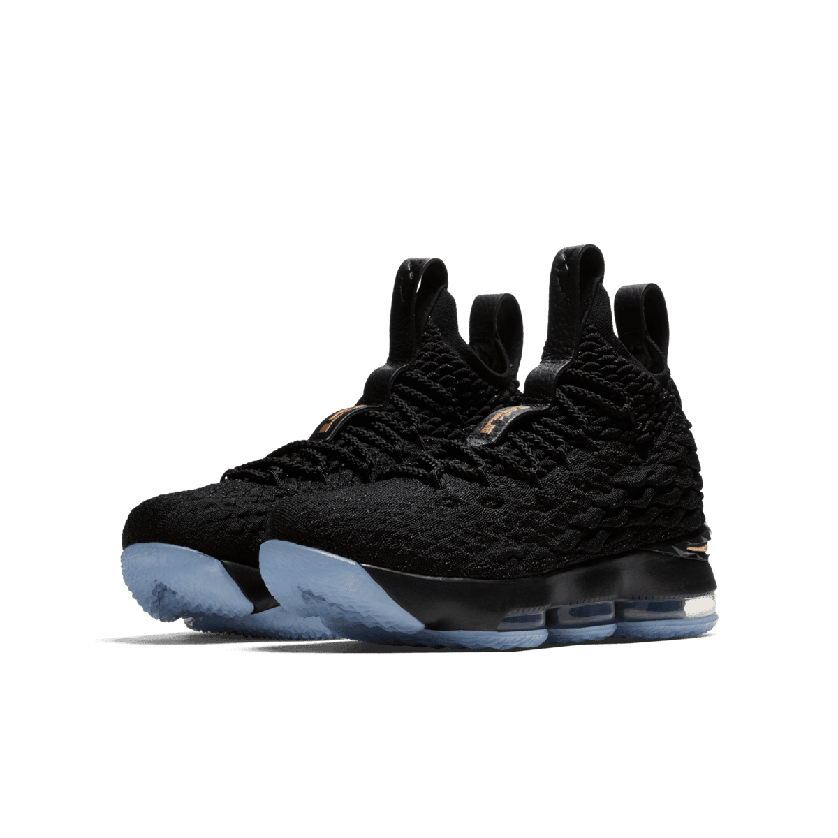 Nike LeBron 15 Black Metallic Gold (GS) - 922811-006 Raffles and ...