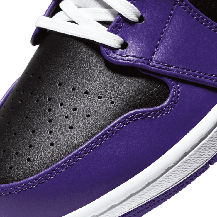 Jordan 1 Low Court Purple Black - 553558-501 Raffles & Where to Buy