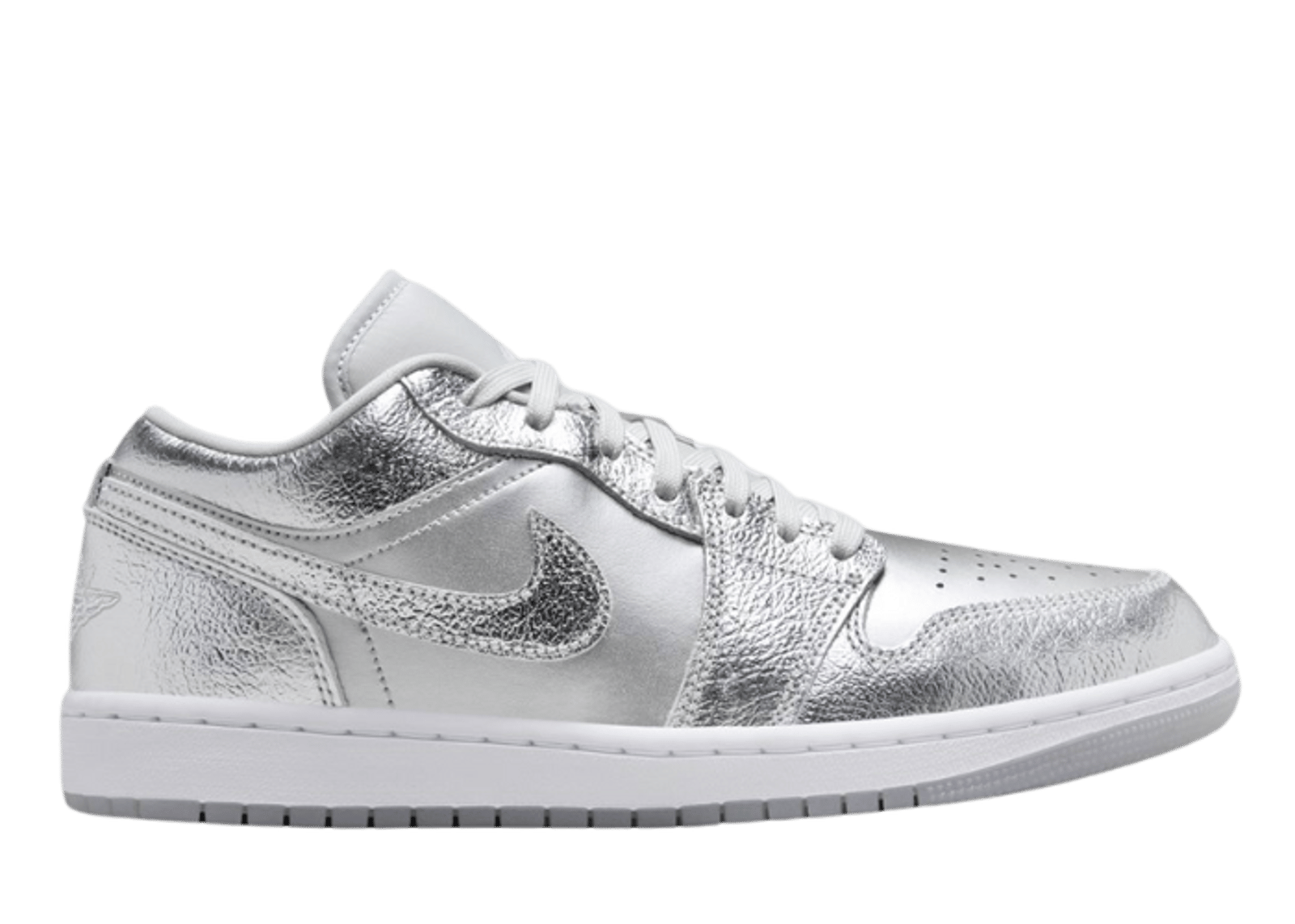 The Women's Air Jordan 1 Low SE Metallic Silver Releases April 2024